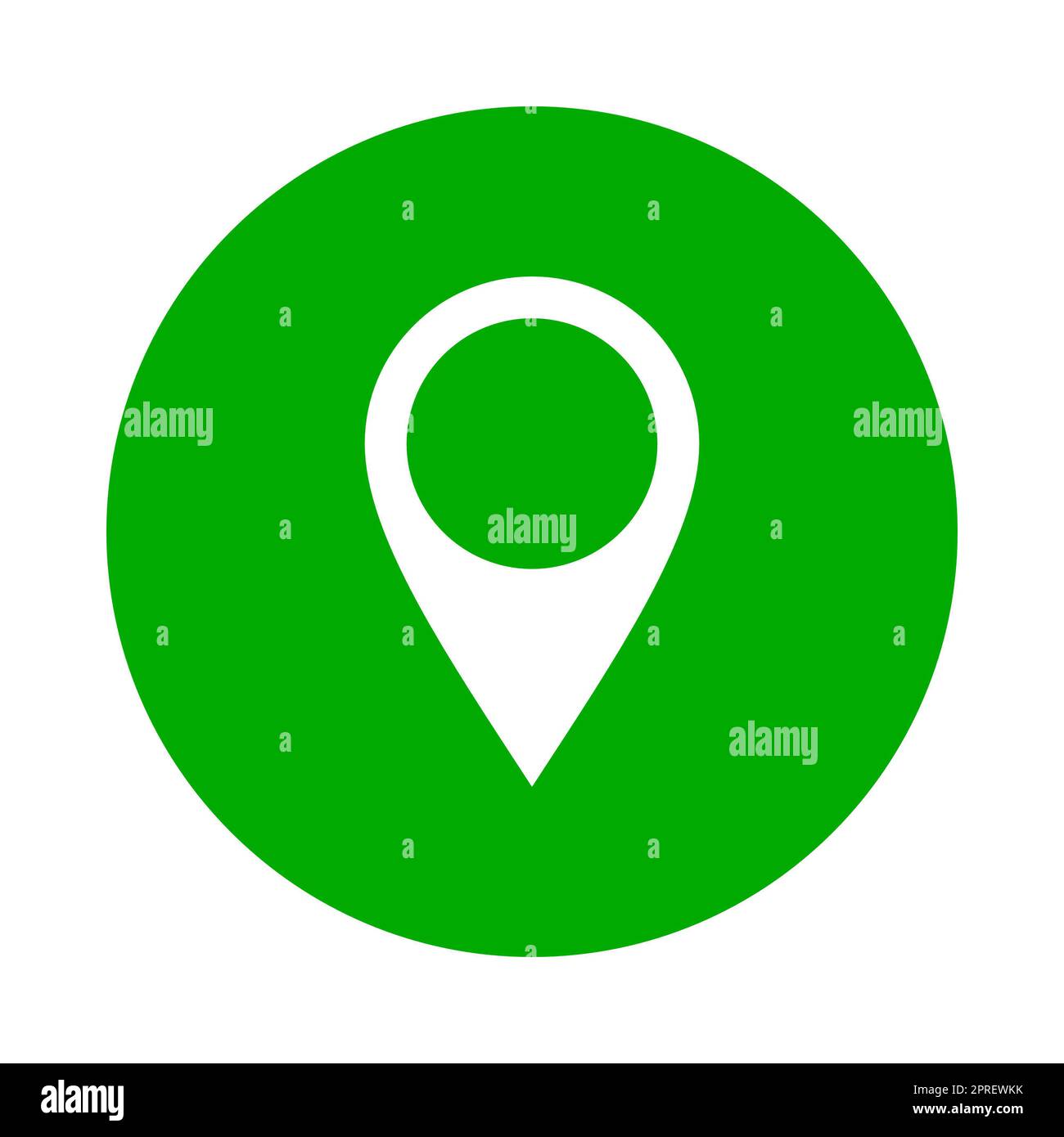 Location pin and circle Stock Photo - Alamy