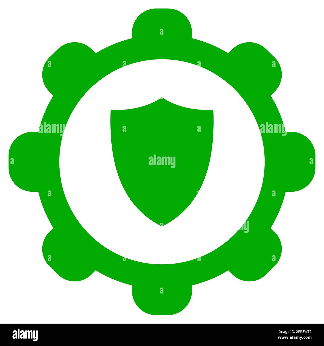 Settings with shield Cut Out Stock Images & Pictures - Alamy