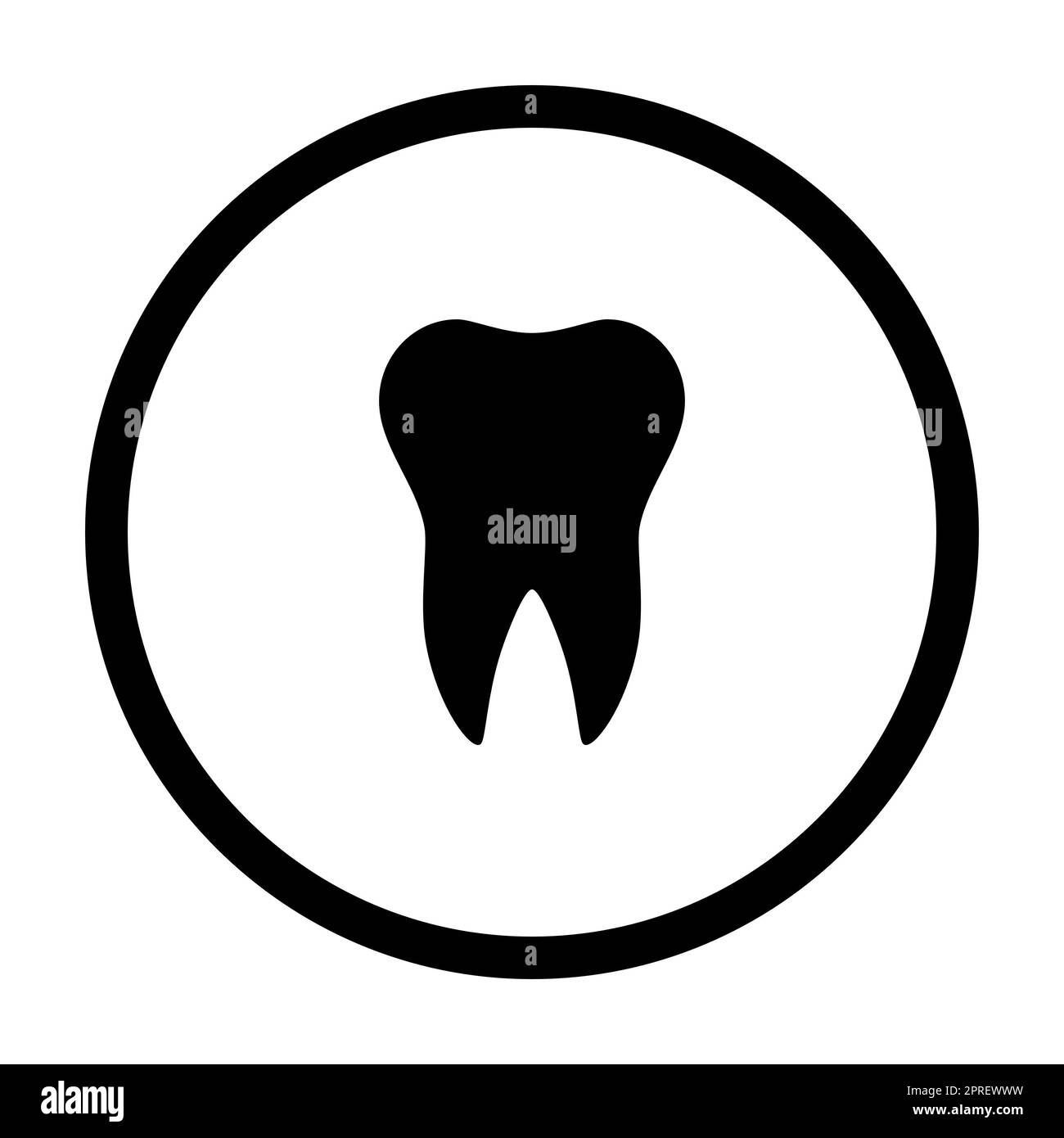Tooth and circle Stock Photo - Alamy