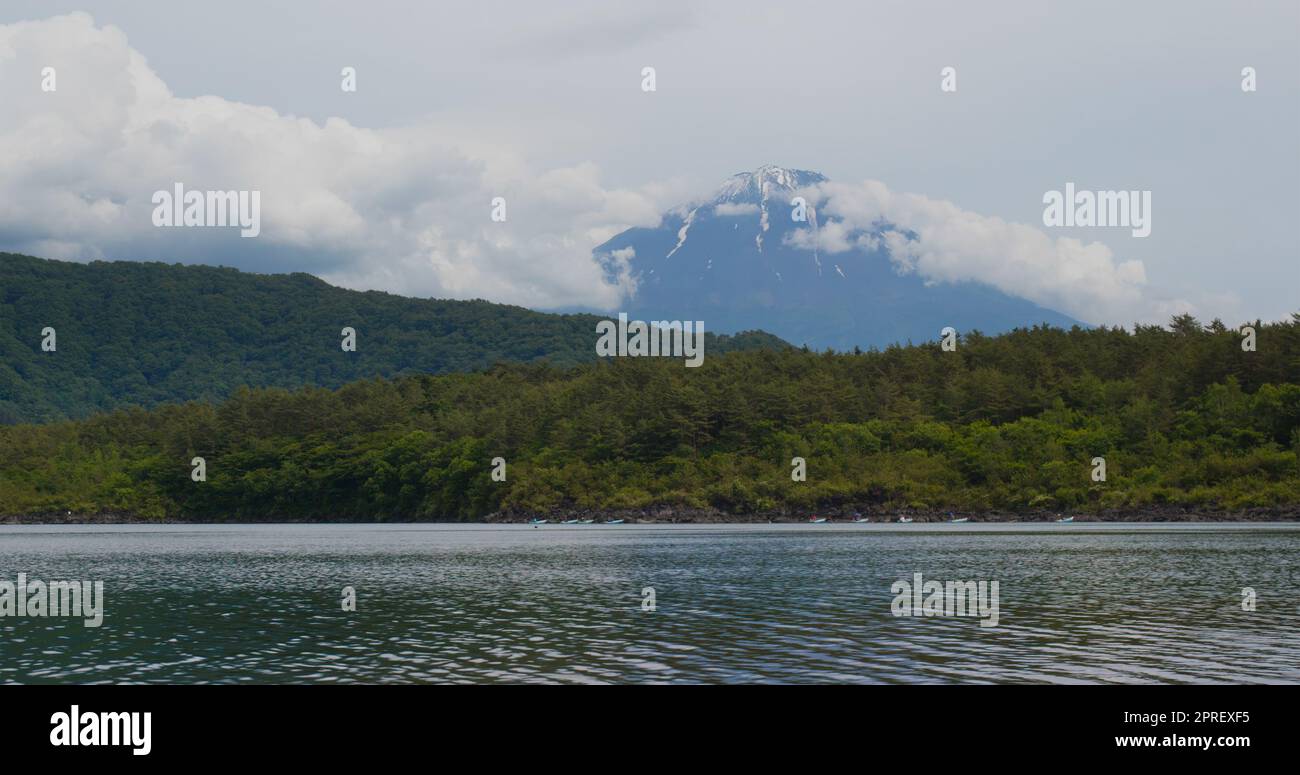 Fujisan in the Saiko Lake Stock Photo - Alamy