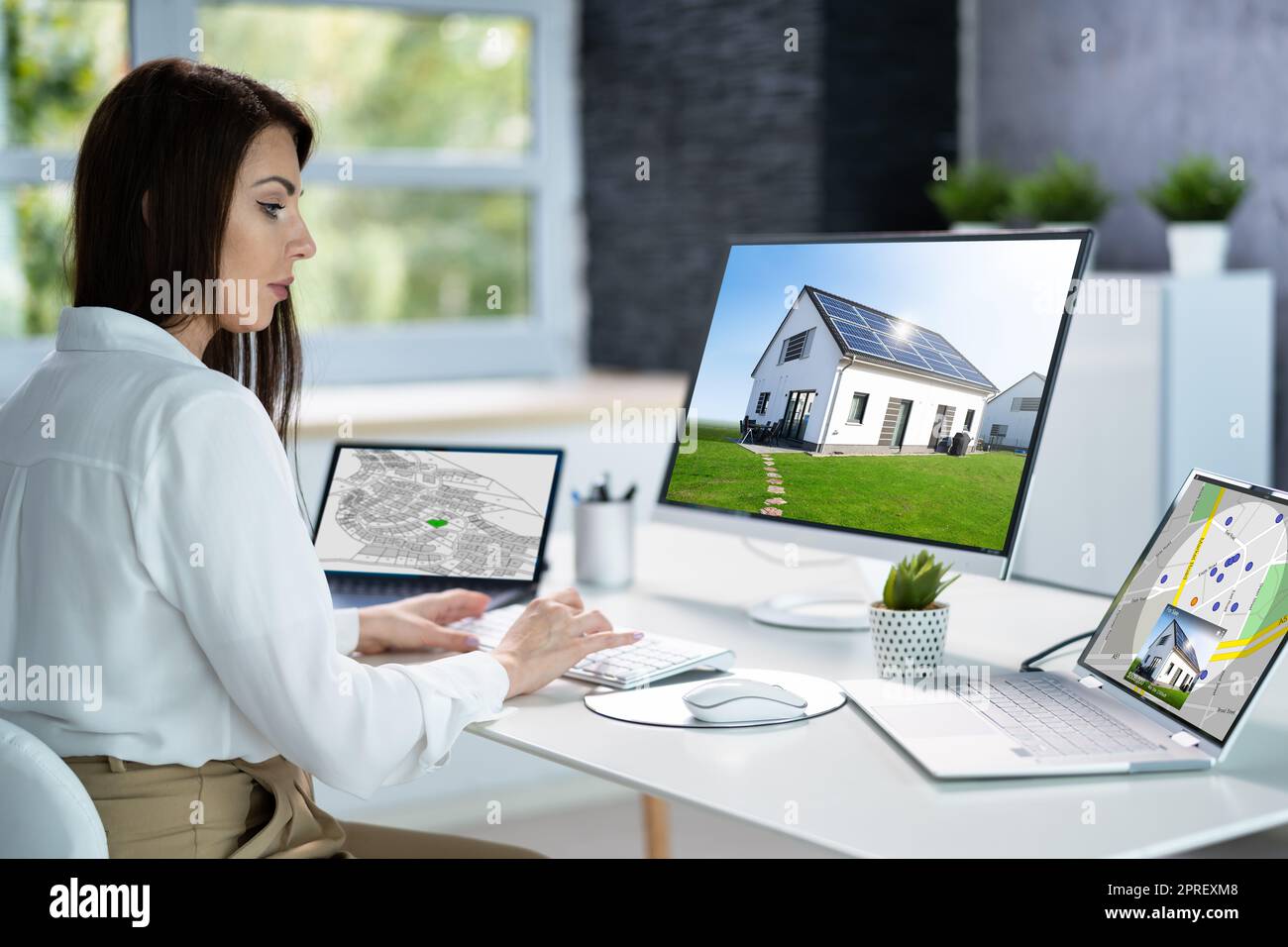 Cadastre Map Plan. Real Estate Property Land Stock Photo - Alamy