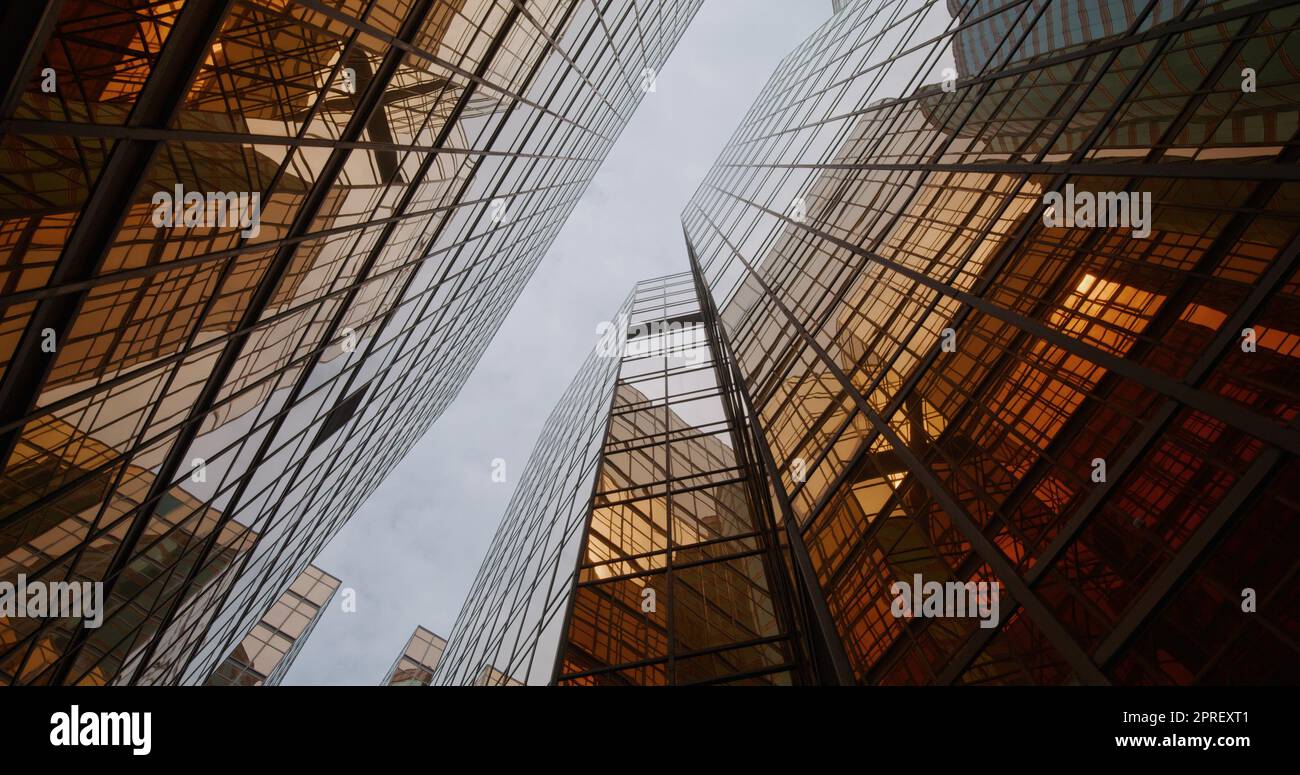Low angle of the business office Stock Photo - Alamy