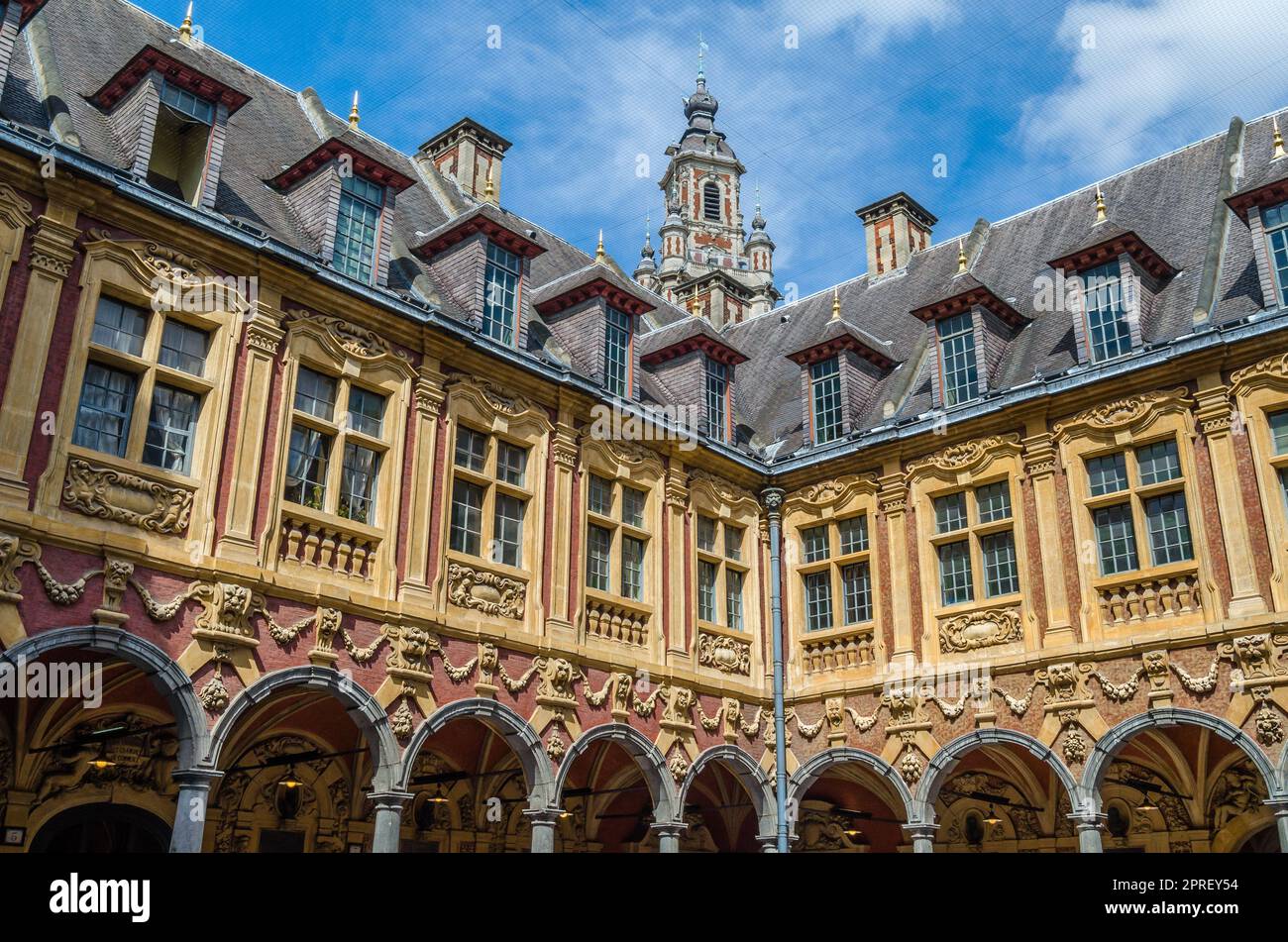 Urban landscape, architecture in the city of Lille, northern France ...