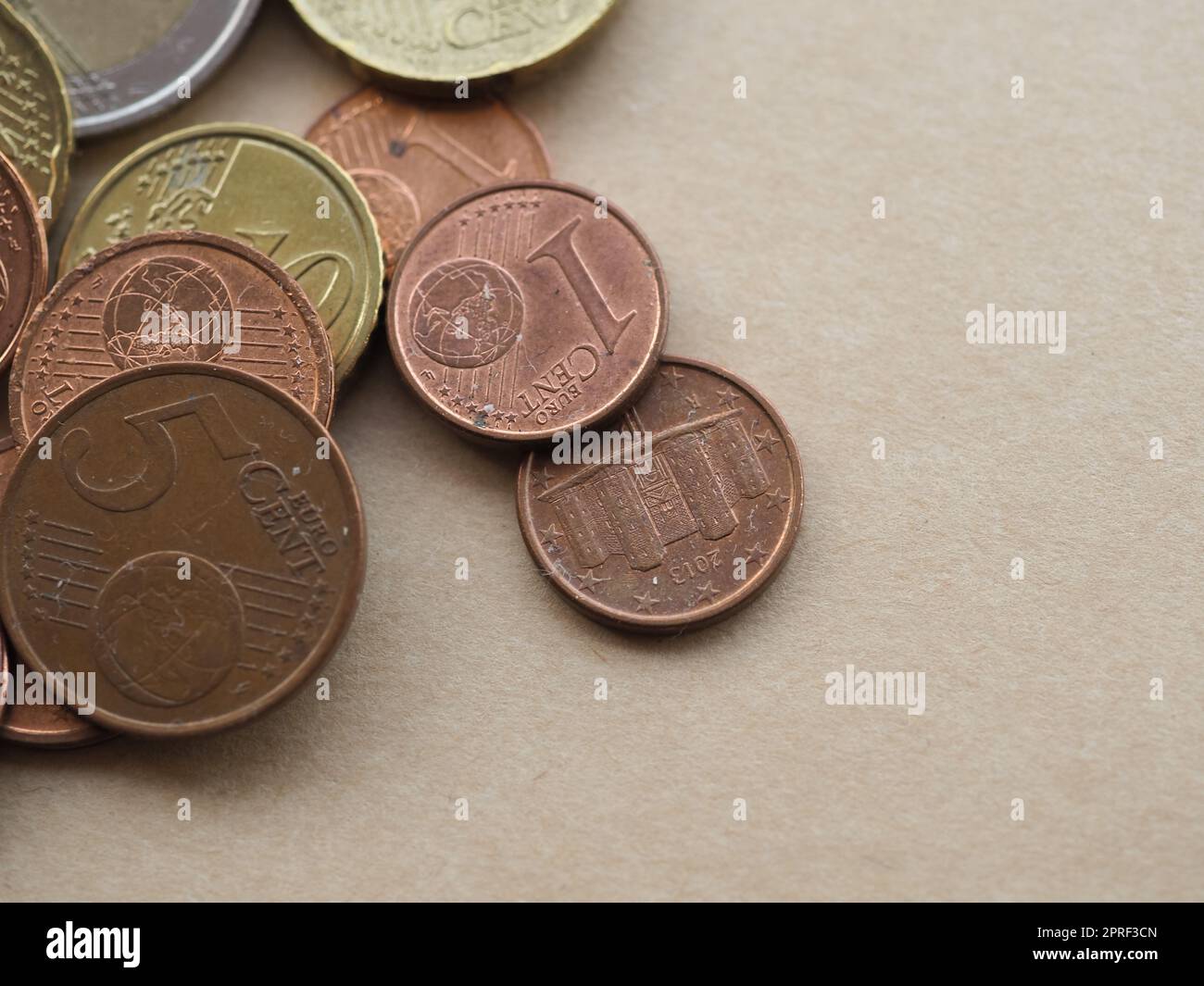 Euro coins European Union currency Stock Photo - Alamy