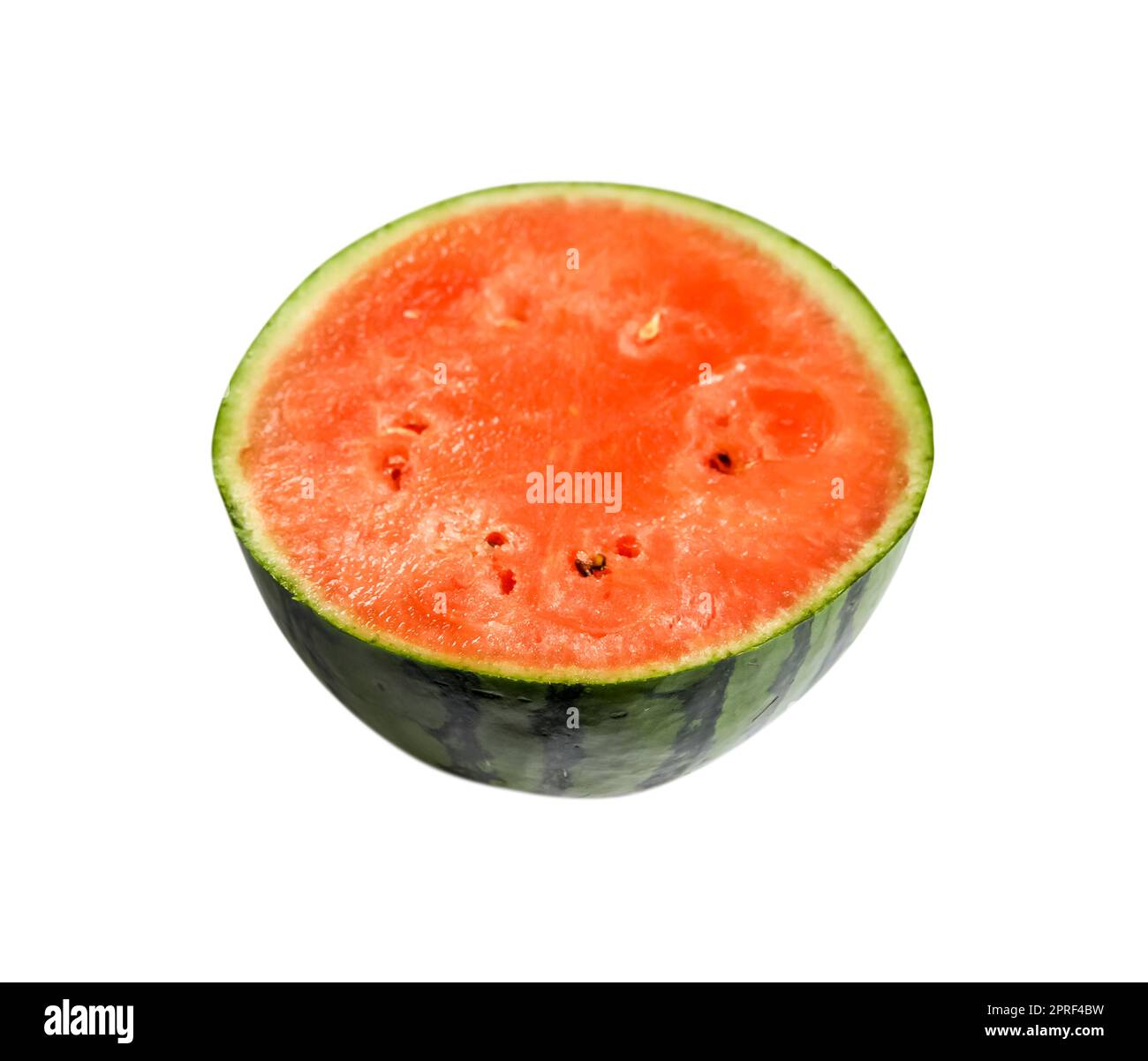 Watermelon slice isolated on white background Stock Photo - Alamy