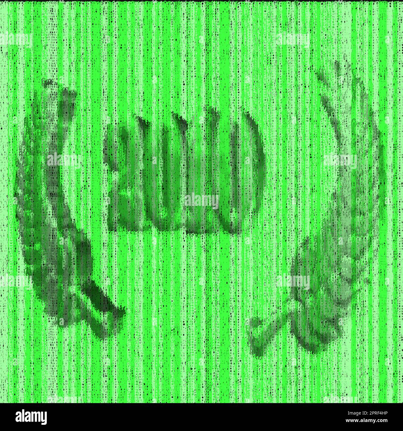 Number 2010 with laurel wreath or honor wreath as a 3D-illustration, 3D ...