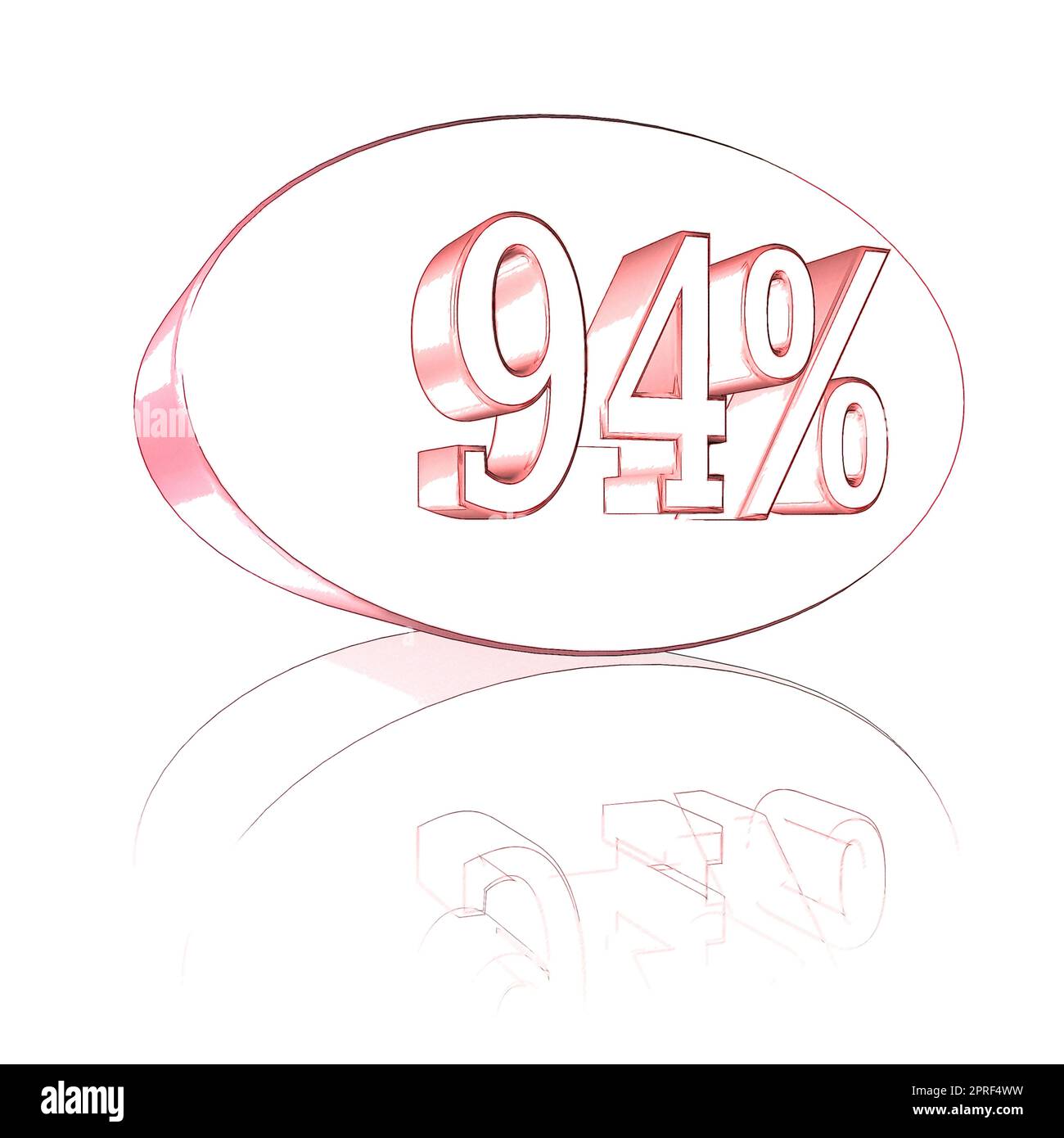 3d number 94 hi-res stock photography and images - Alamy