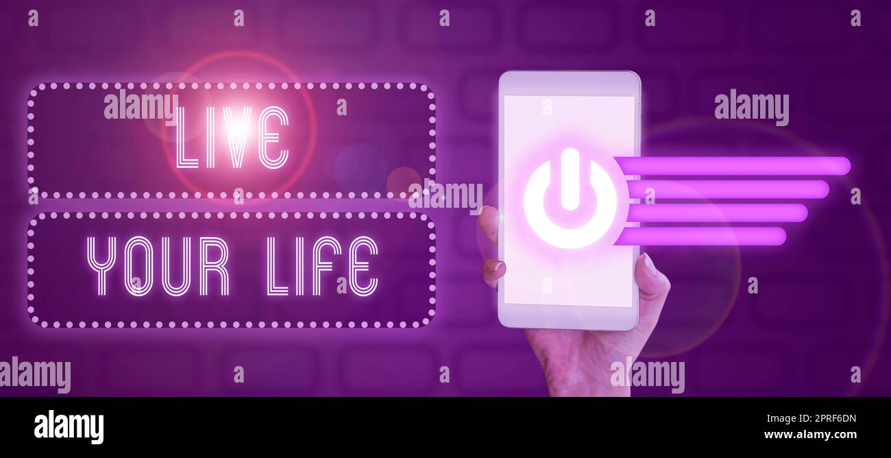 Handwriting text Live Your Life. Word Written on Motivation inspiration ...