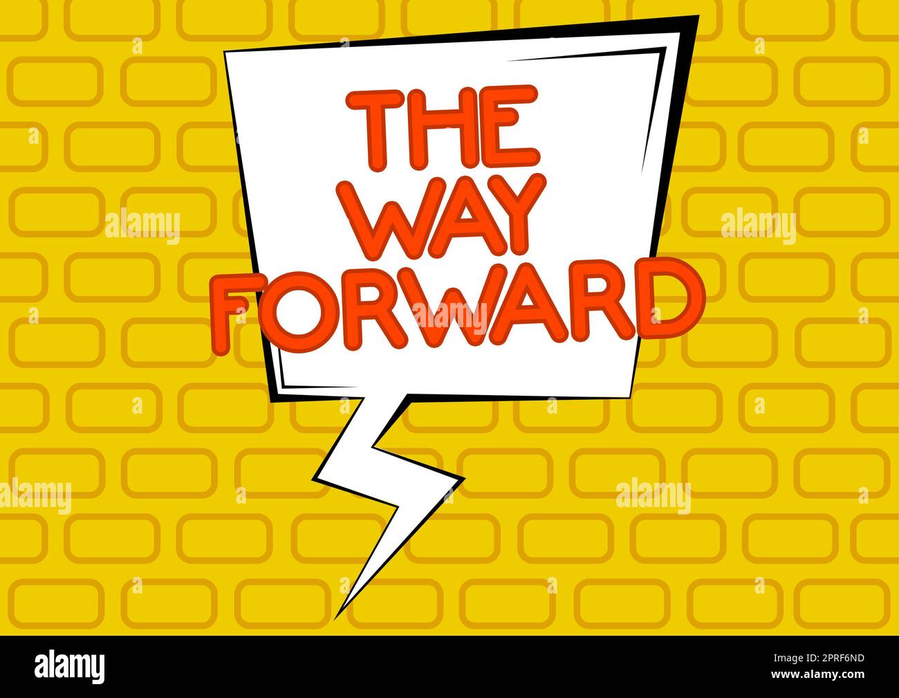 Text showing inspiration The Way Forward, Business showcase Direction ...