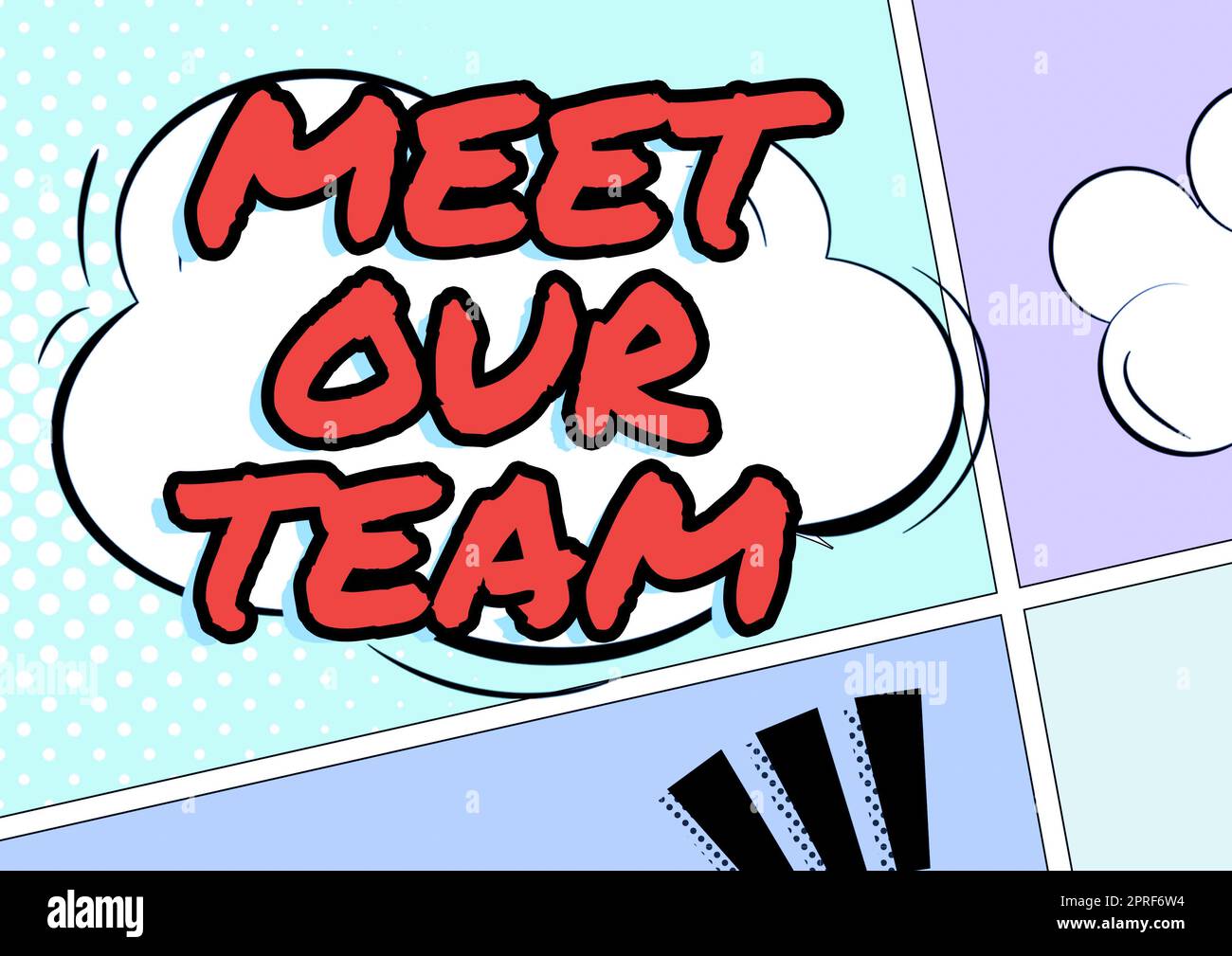 Handwriting text Meet Our Team, Business concept Presentation of a ...