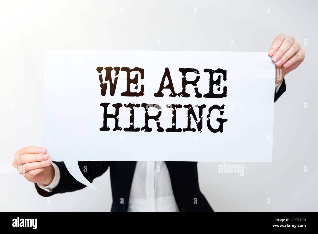 Writing displaying text We Are Hiring. Business showcase Workforce ...
