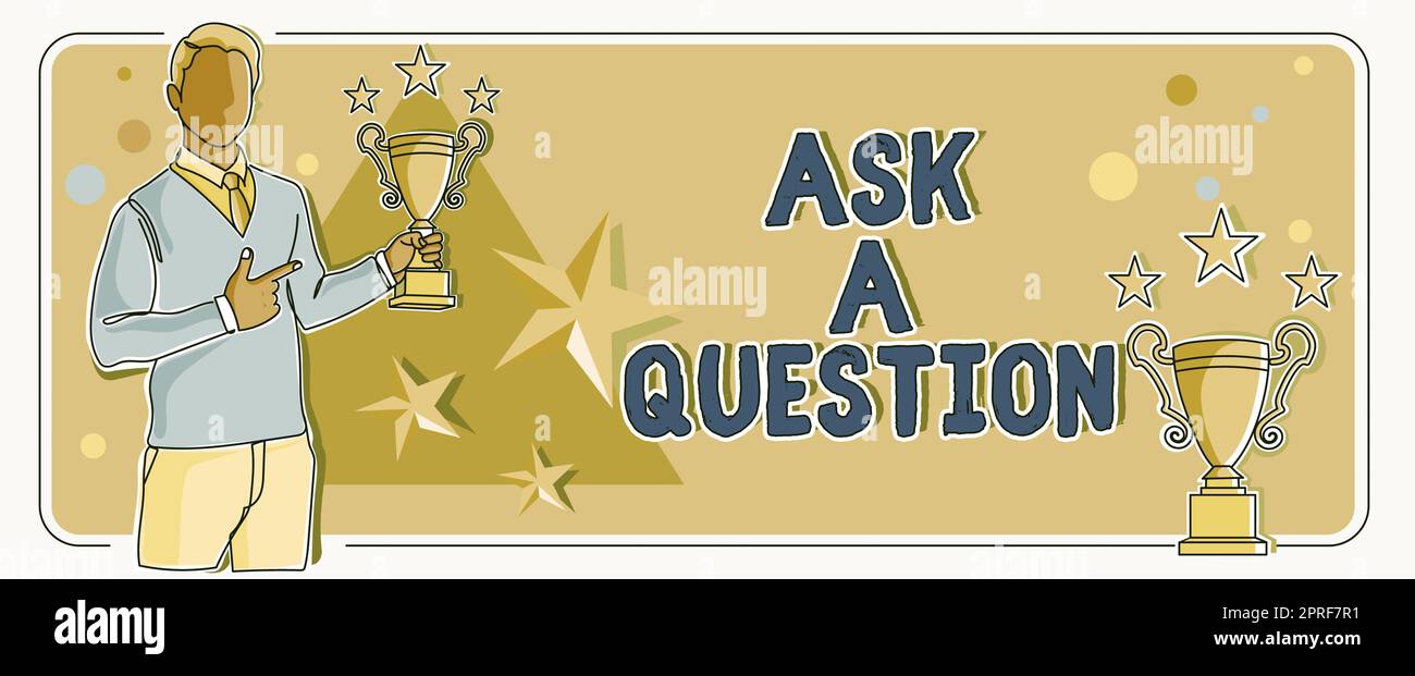 Conceptual caption Ask A Question, Word for Look for expert advice ...