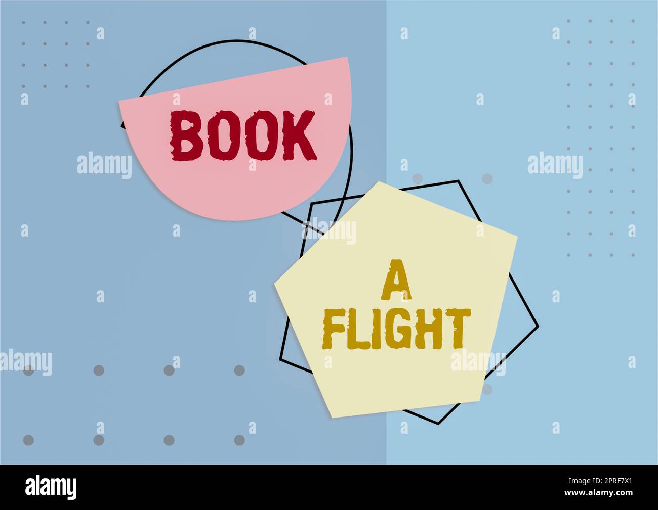 Text caption presenting Book A Flight, Business showcase Purchase ...