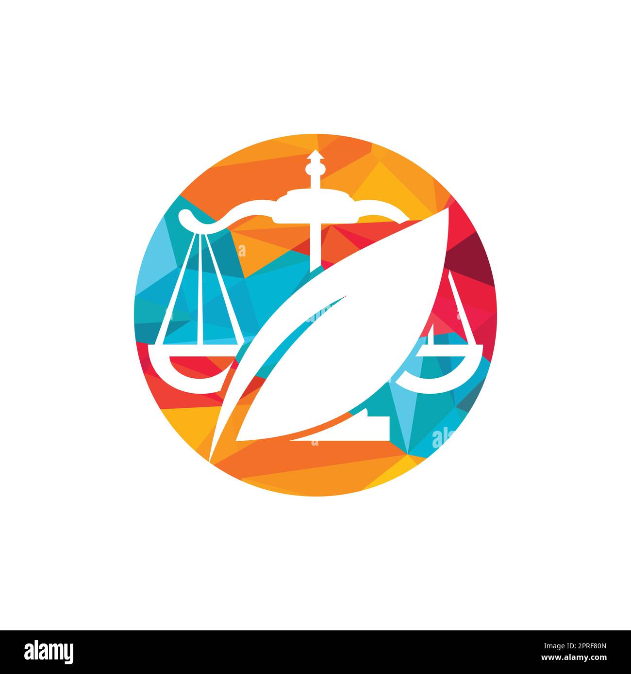 Nature Law Firm Logo design template. Green Scales logo concept Stock ...