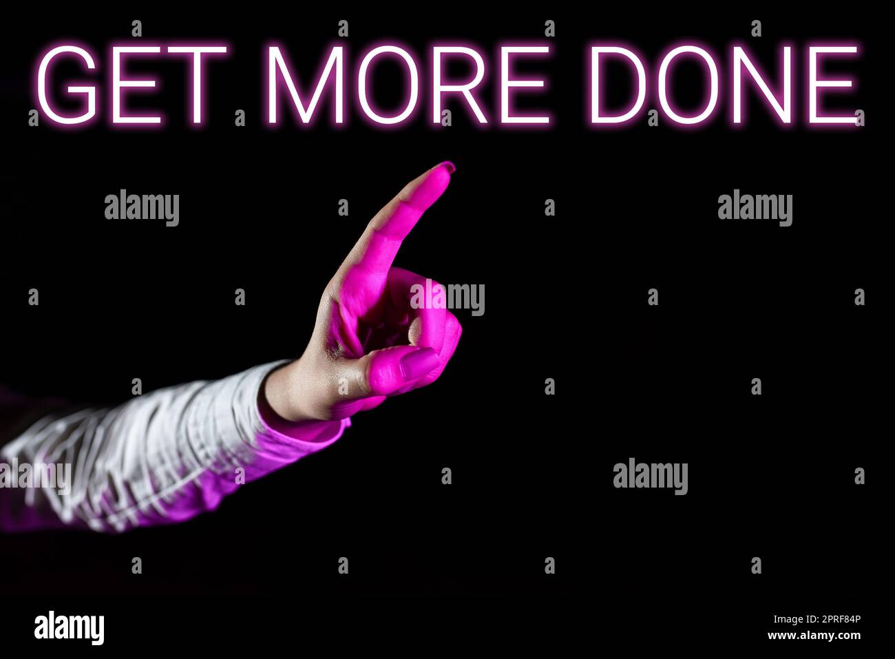 Text caption presenting Get More Done. Conceptual photo Checklist ...