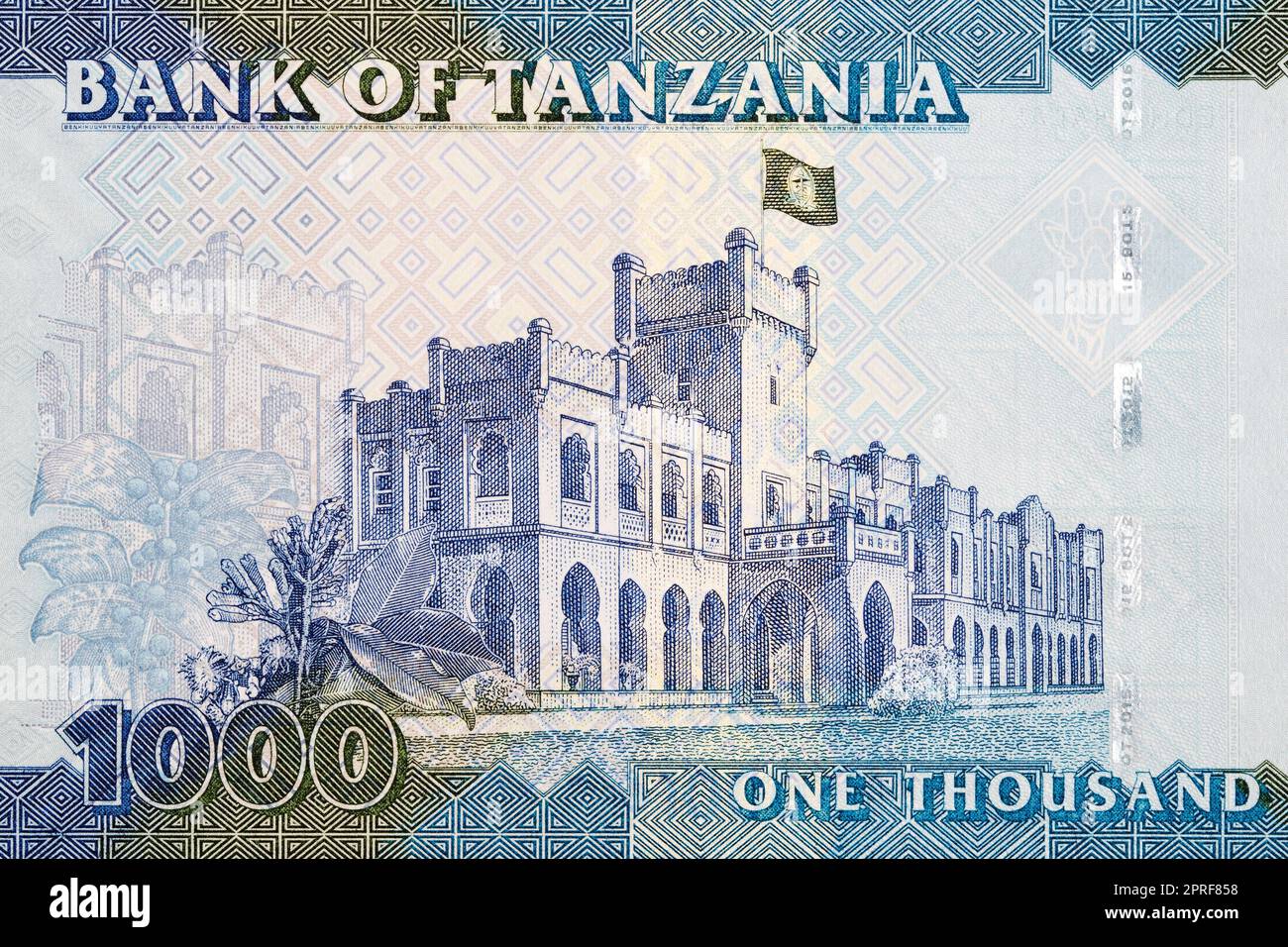 State House (Ikulu) building with flag in Dar es Salaam from money ...