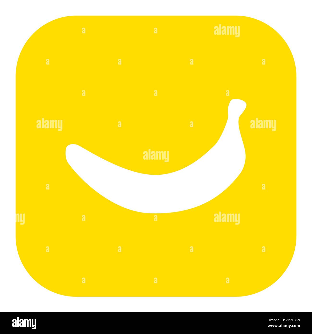 Banana and app icon Stock Photo - Alamy