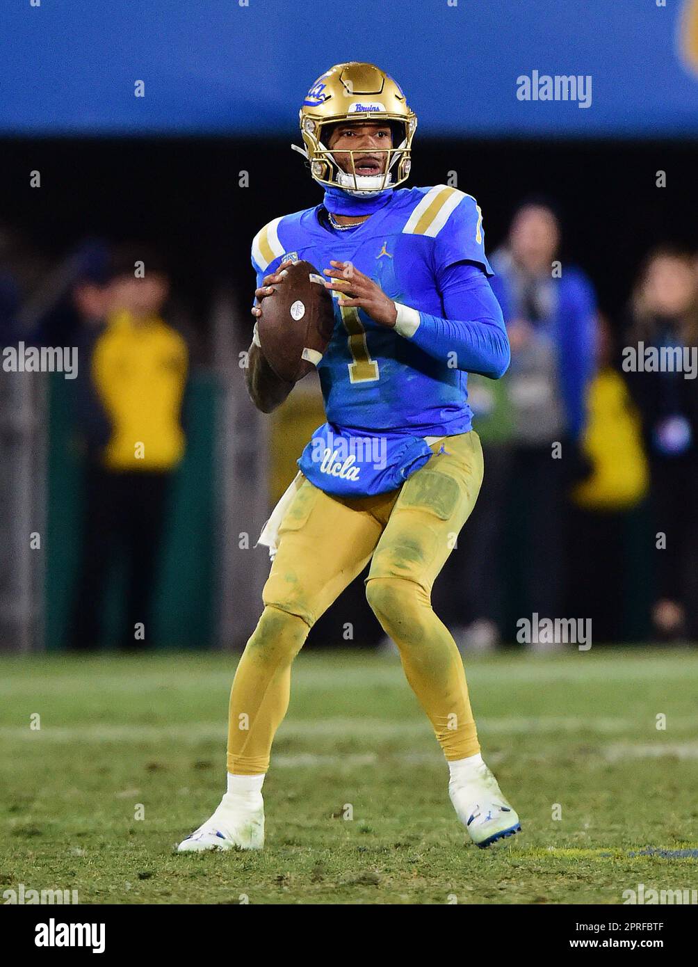 (FILE PHOTOS).former UCLA Bruins quarterback (1) Dorian Thompson ...