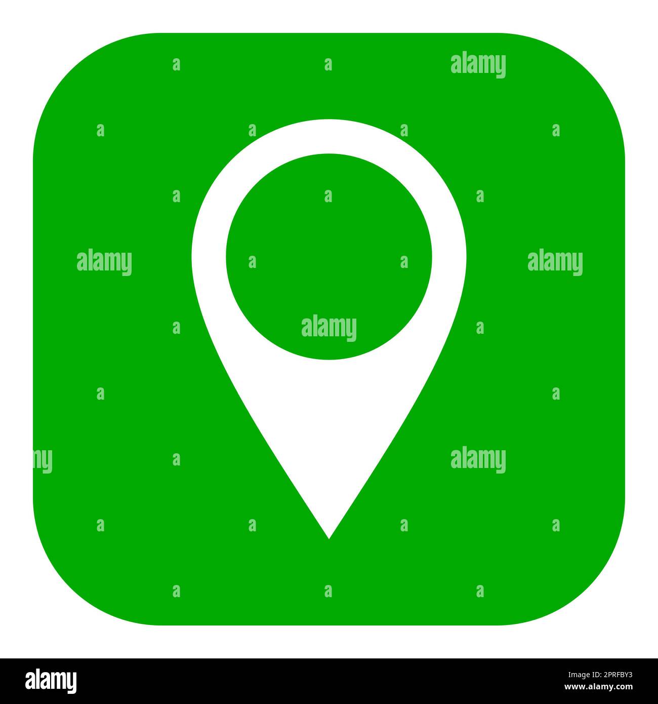 Location pin and app icon Stock Photo - Alamy