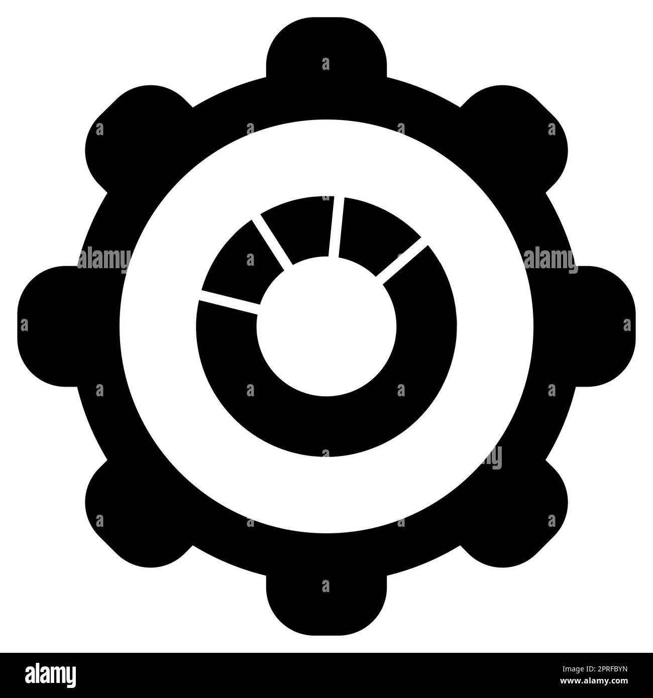 Pie chart and wheel Stock Photo - Alamy