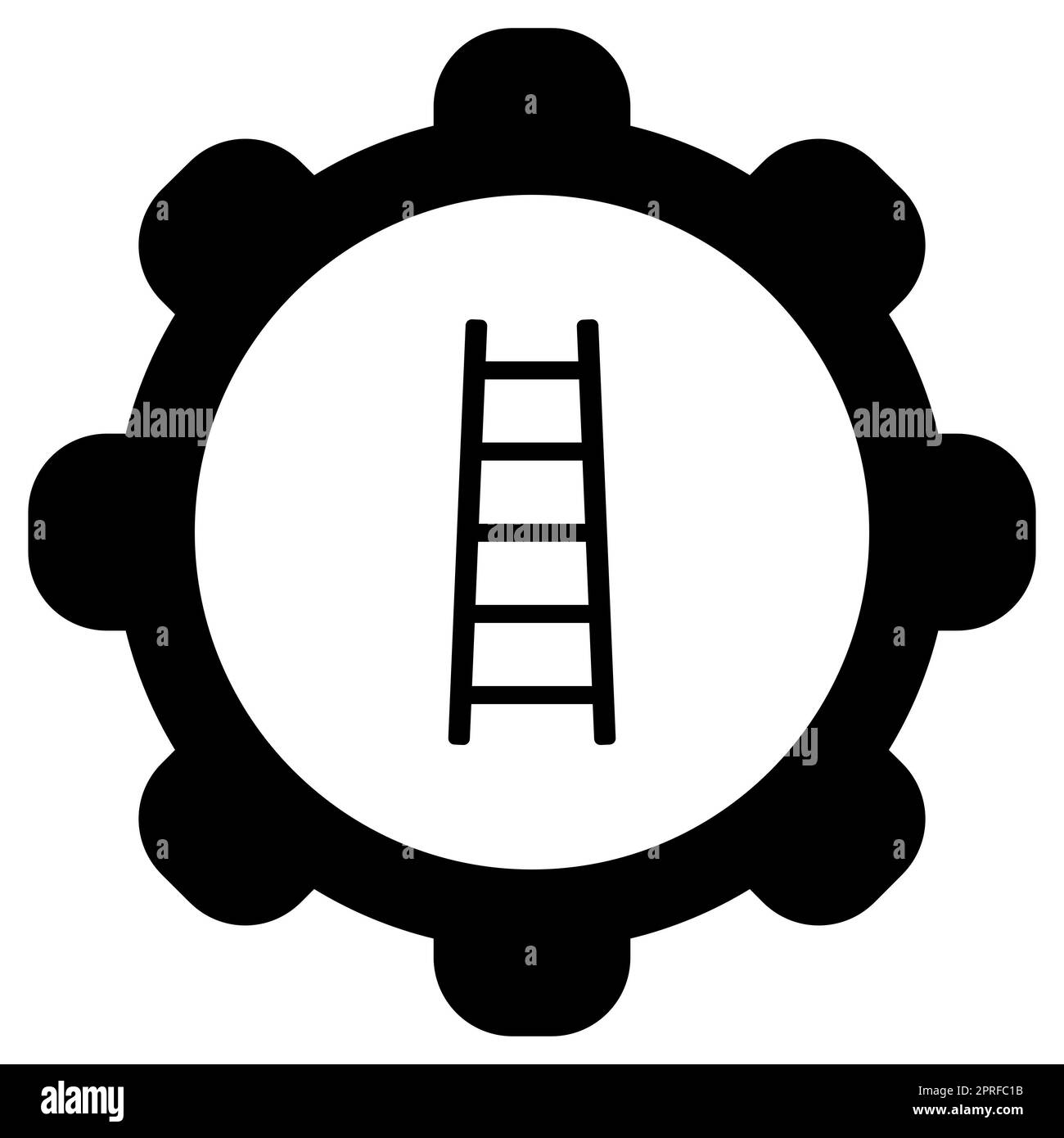 Ladder setting Cut Out Stock Images & Pictures - Alamy
