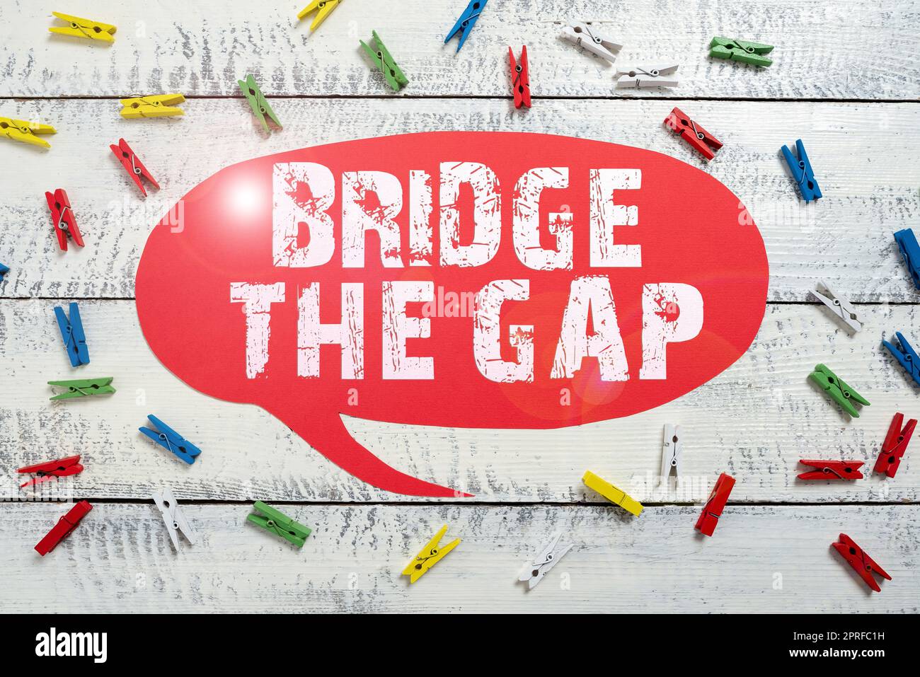 Conceptual display Bridge The Gap. Business approach Overcome the ...