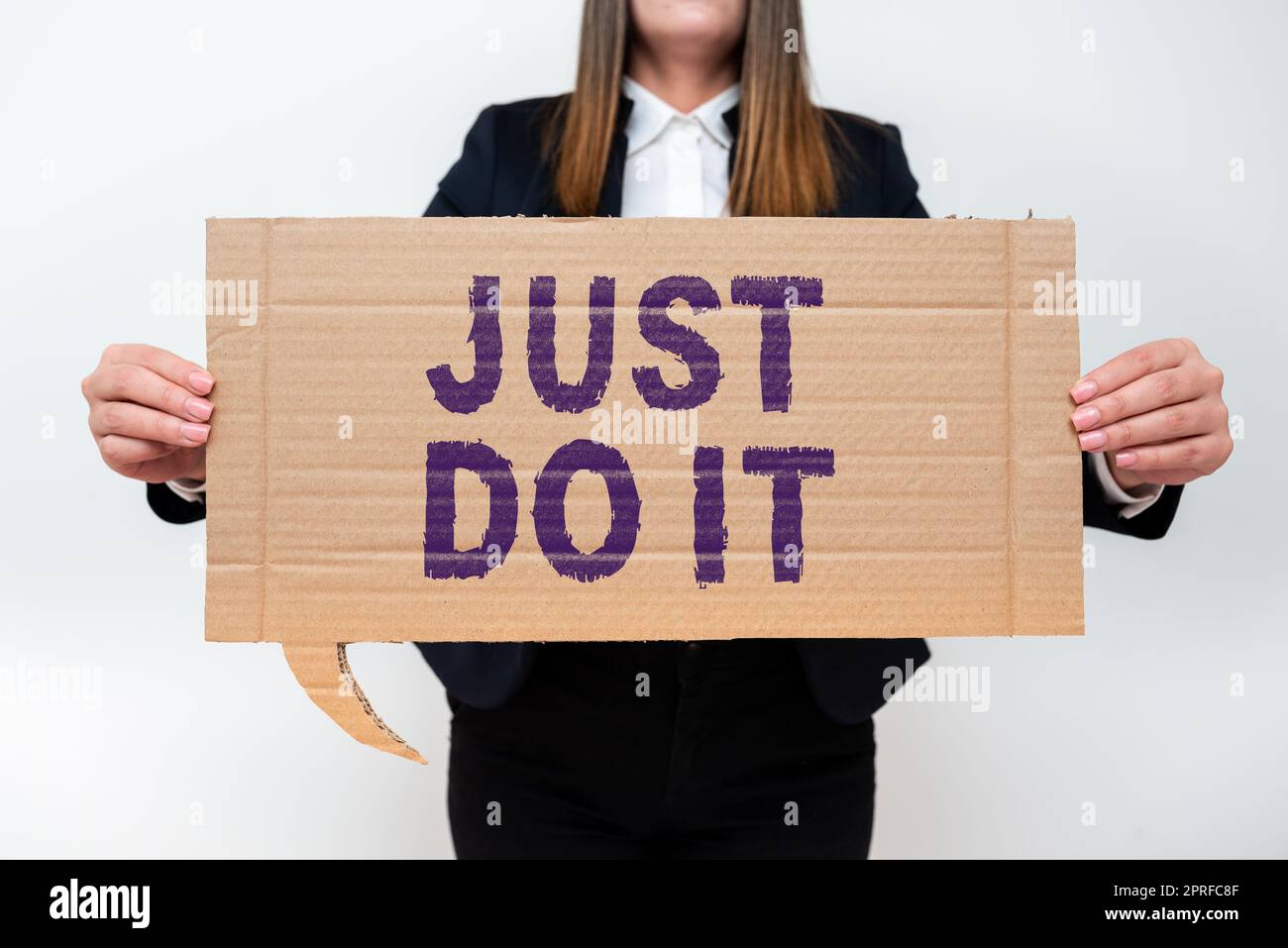 Text caption presenting Just Do It. Internet Concept Motivation for ...