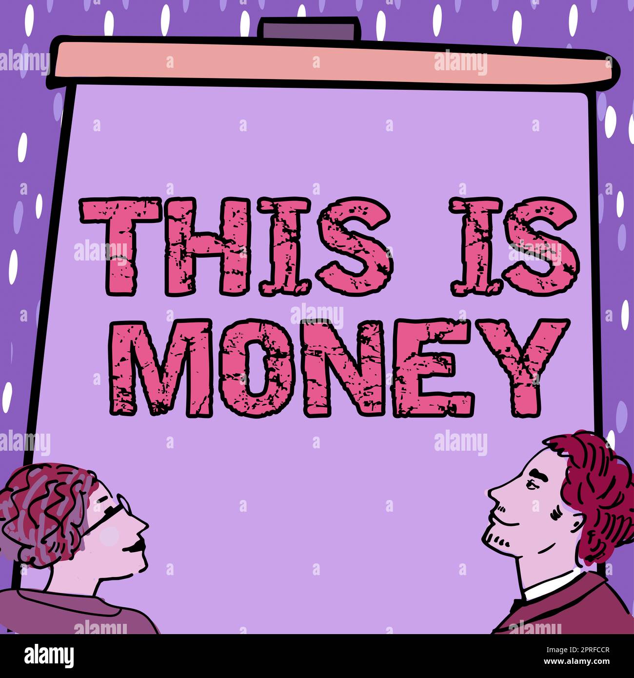 Handwriting text This Is Money, Concept meaning Large revenues from ...