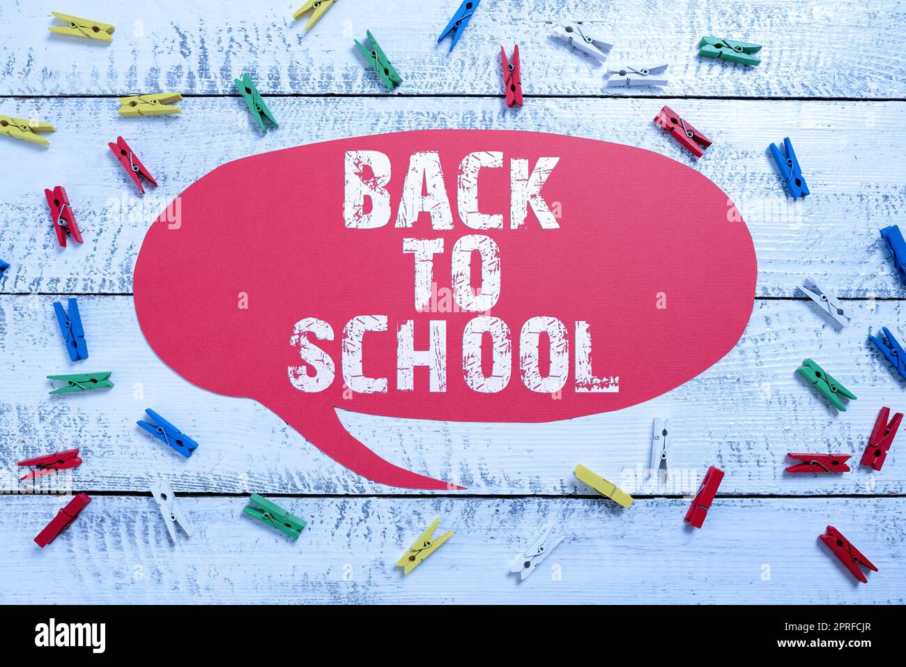 Hand writing sign Back To School. Business overview New Teachers ...