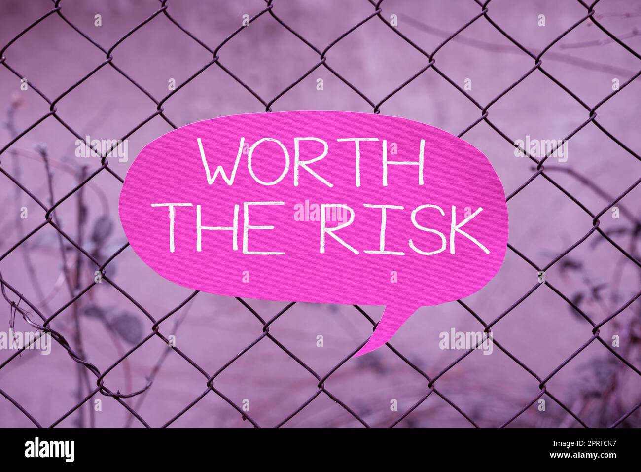 Text sign showing Worth The Risk. Word Written on Something may be ...