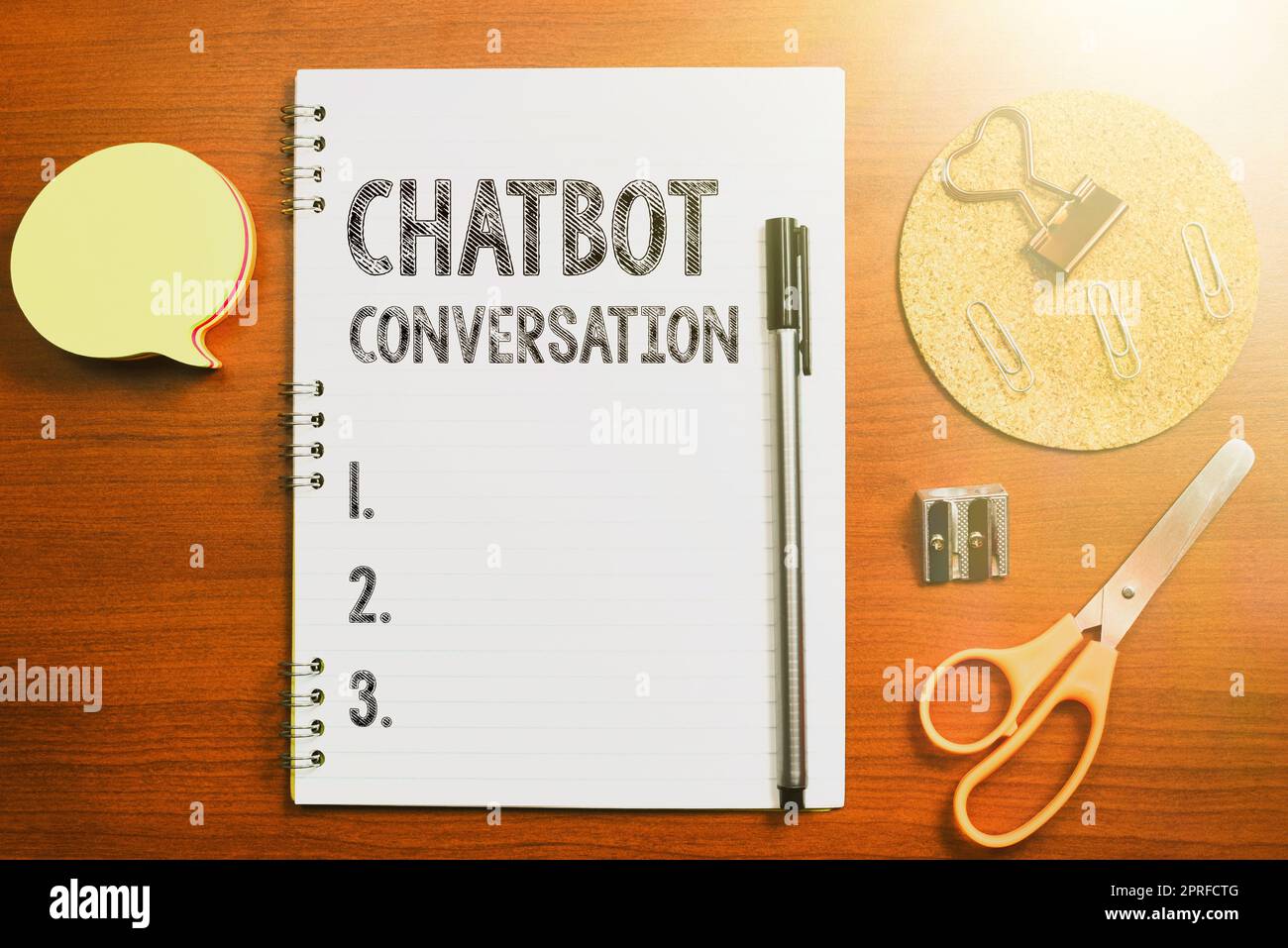 Text showing inspiration Chatbot Conversation. Business approach ...