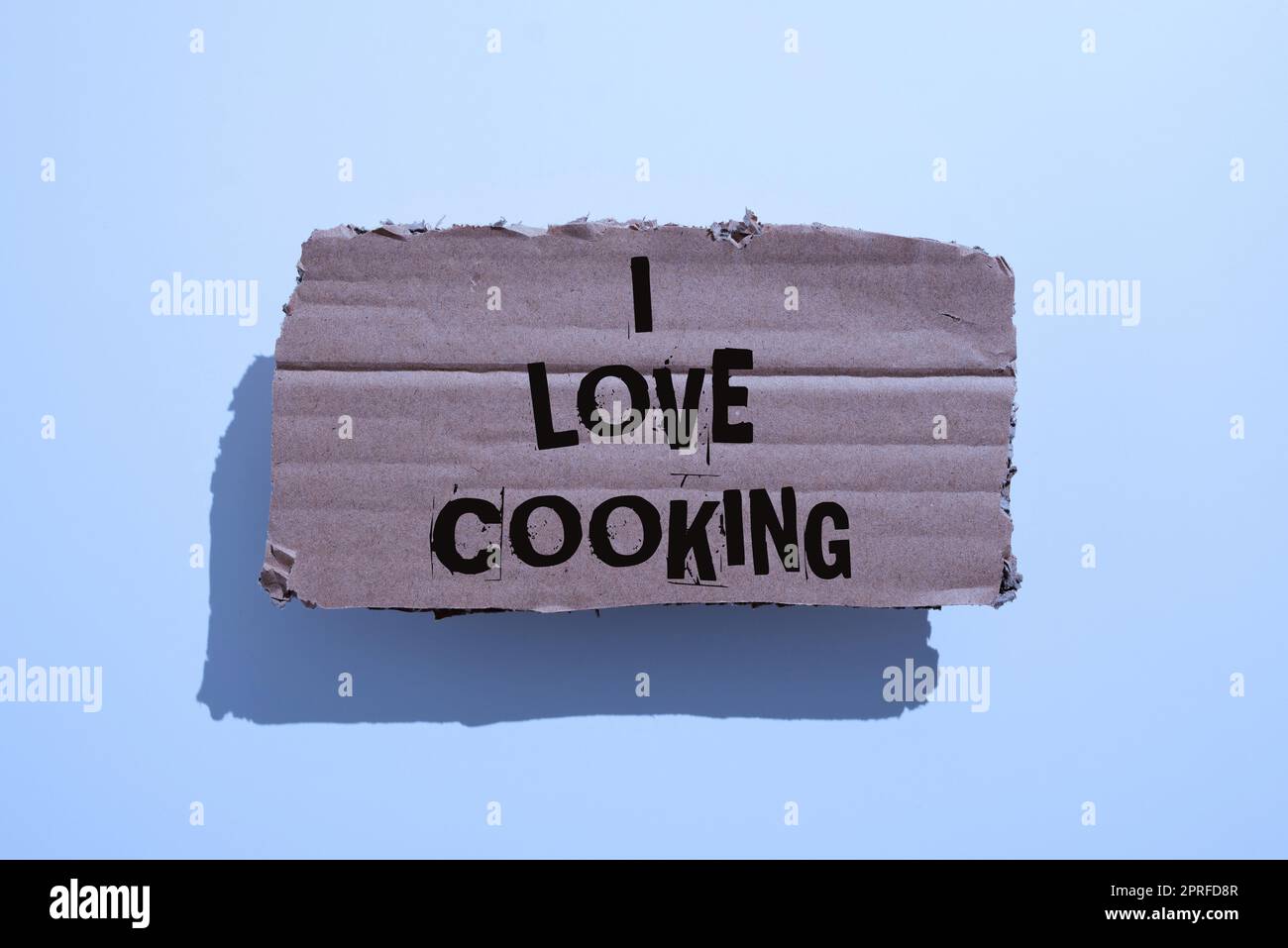 Sign displaying I Love Cooking. Business concept Having affection for ...