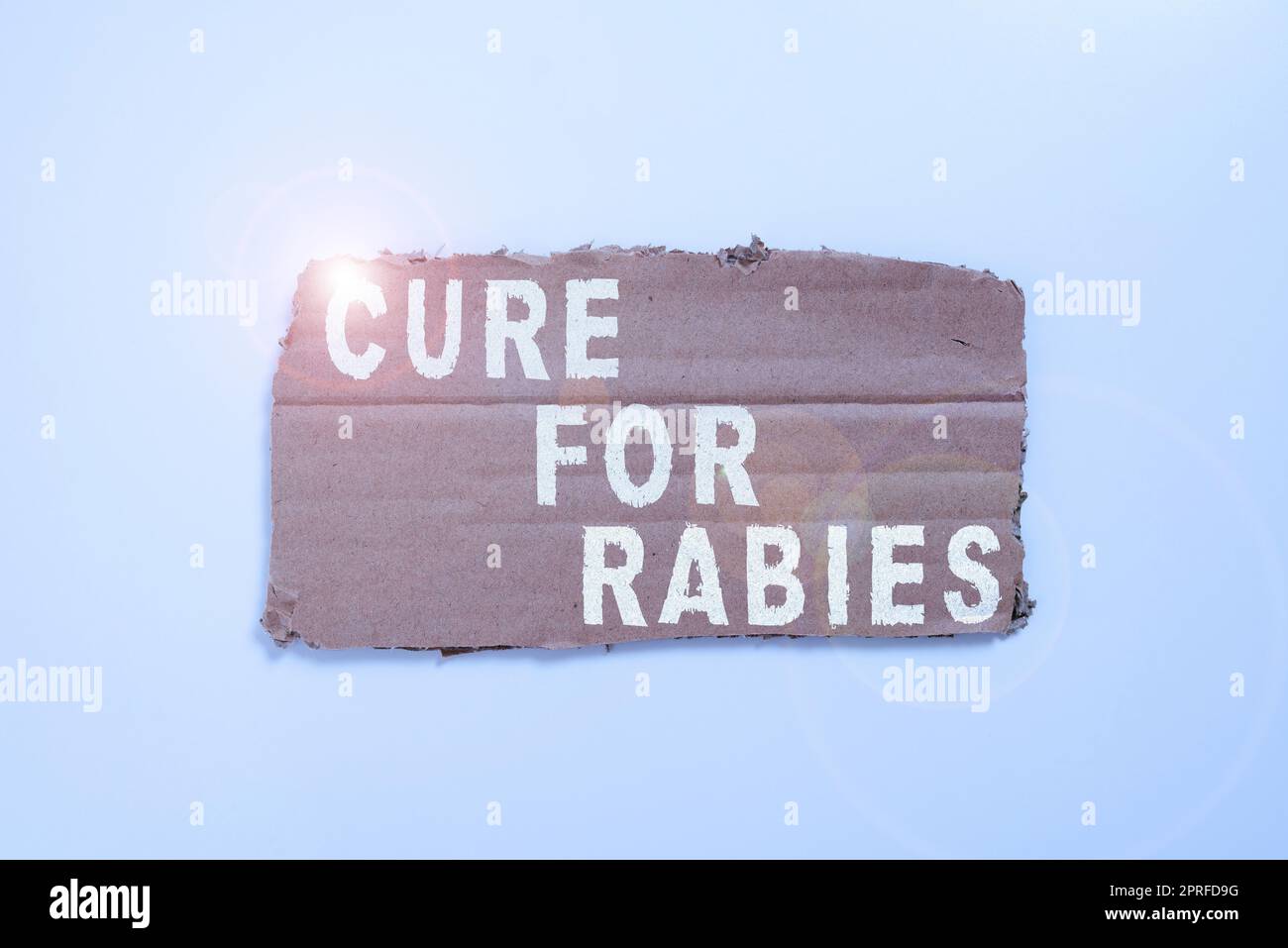 Sign displaying Cure For Rabies. Business showcase Vaccination ...