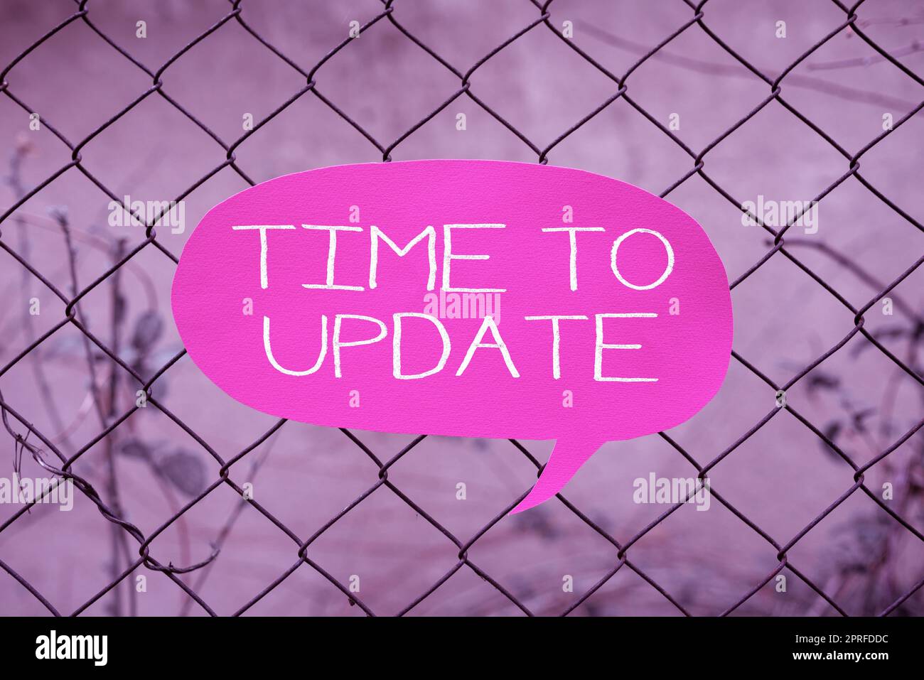 Text caption presenting Time To Update. Conceptual photo The latest ...