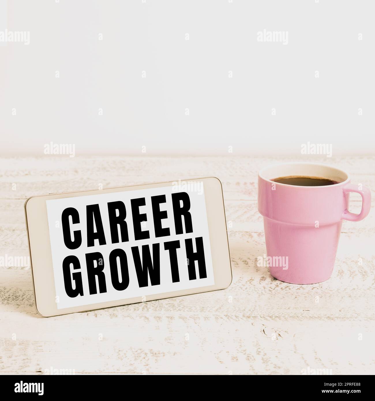 Sign displaying Career Growth, Concept meaning Development Ambitions ...