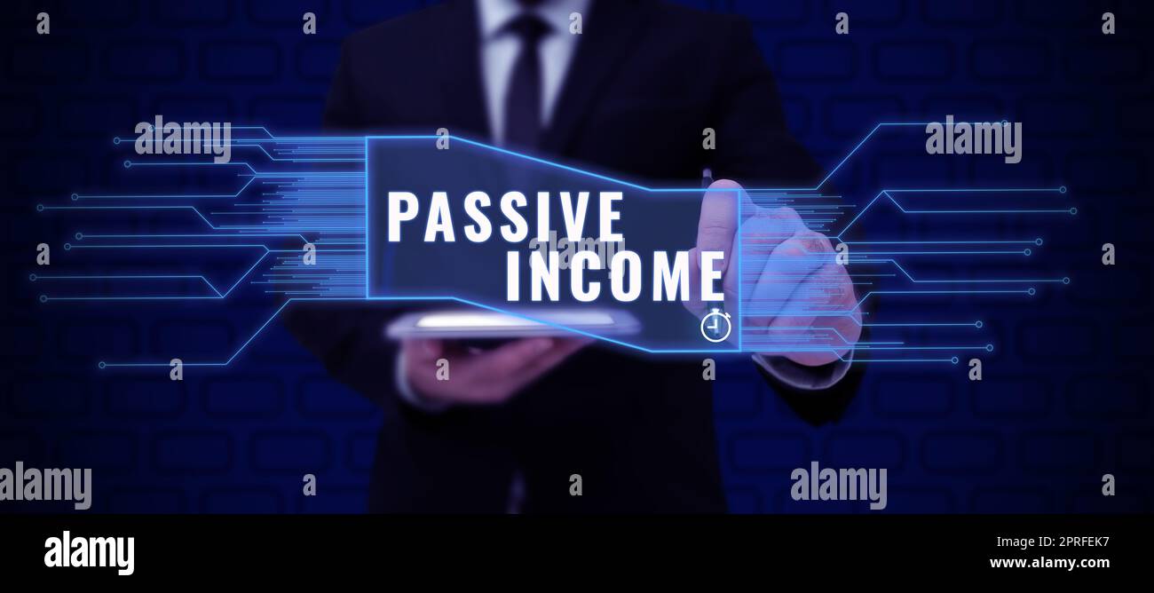 Handwriting text Passive Income, Word Written on earnings extracted ...