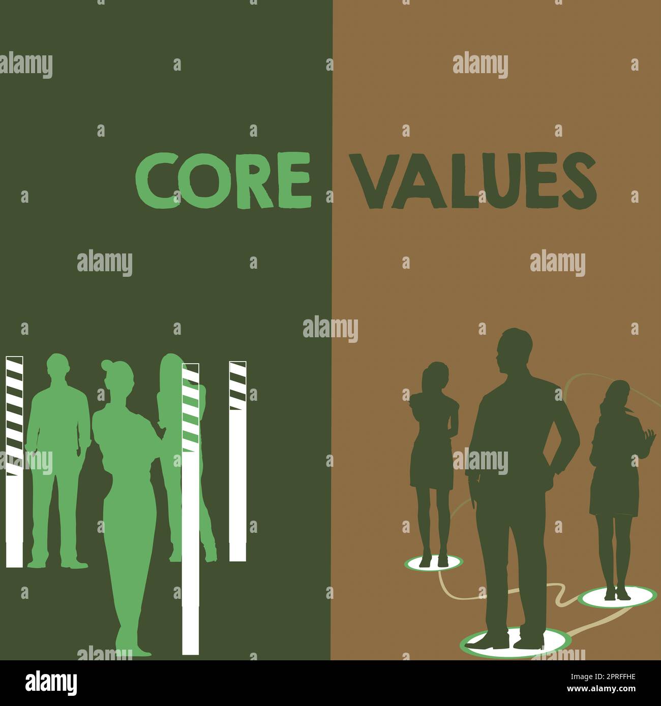Conceptual caption Core Values, Internet Concept principles which guide ... Conceptual caption Core Values, Internet Concept principles which guide ...