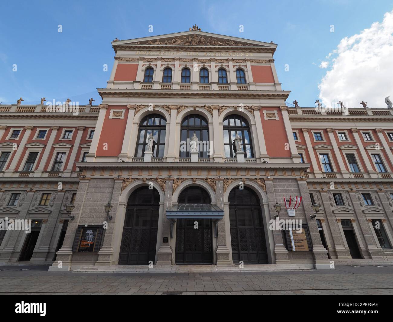 VIENNA, AUSTRIA - CIRCA SEPTEMBER 2022: Wiener Musikverein translation ...