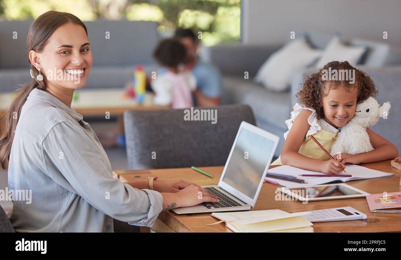 Kid writing email with parent hi-res stock photography and images - Alamy