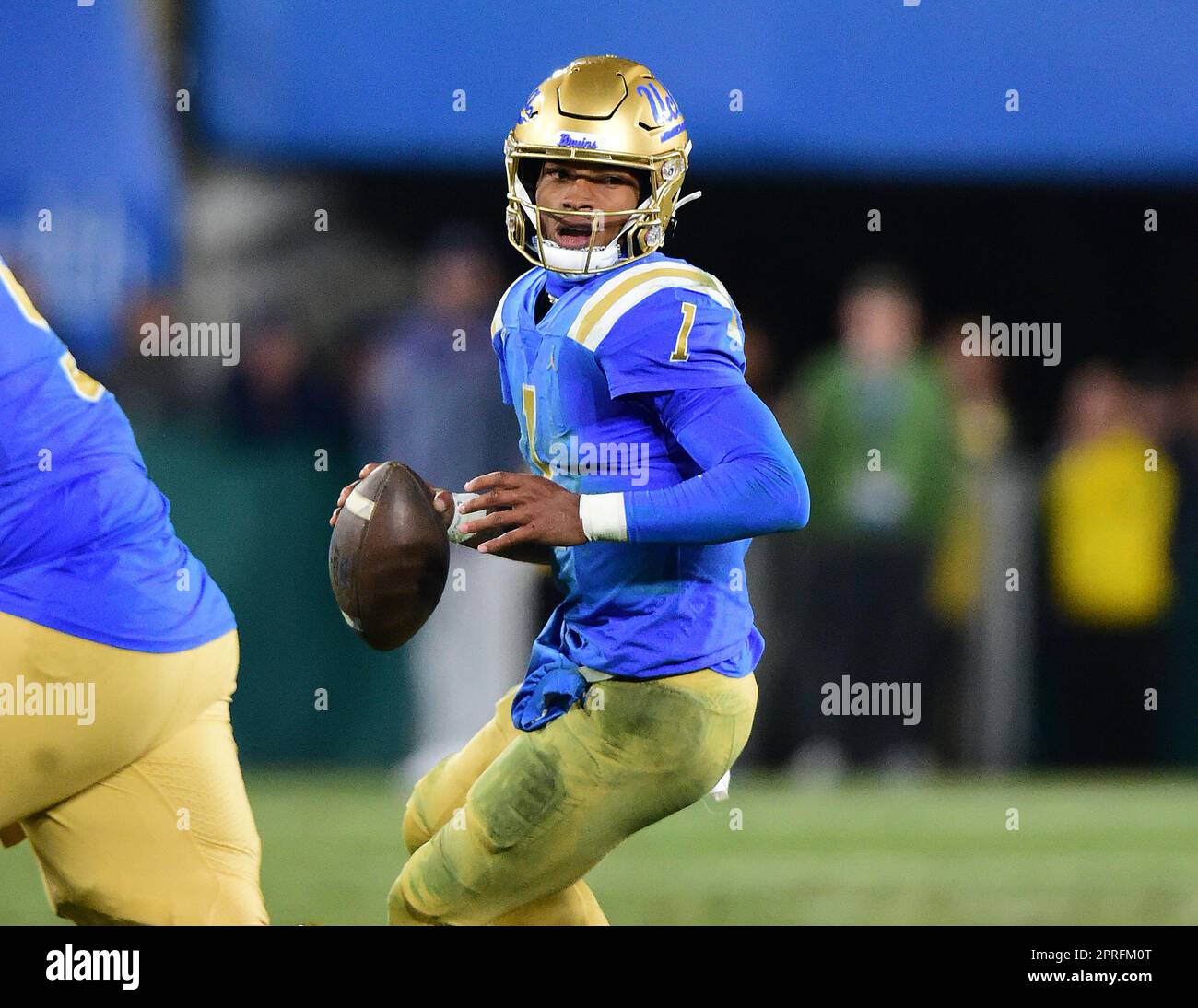 (FILE PHOTOS).former UCLA Bruins quarterback (1) Dorian Thompson ...