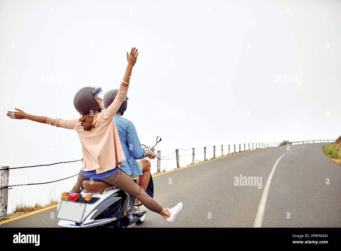 Two men ride on motorcycle hi-res stock photography and images - Alamy