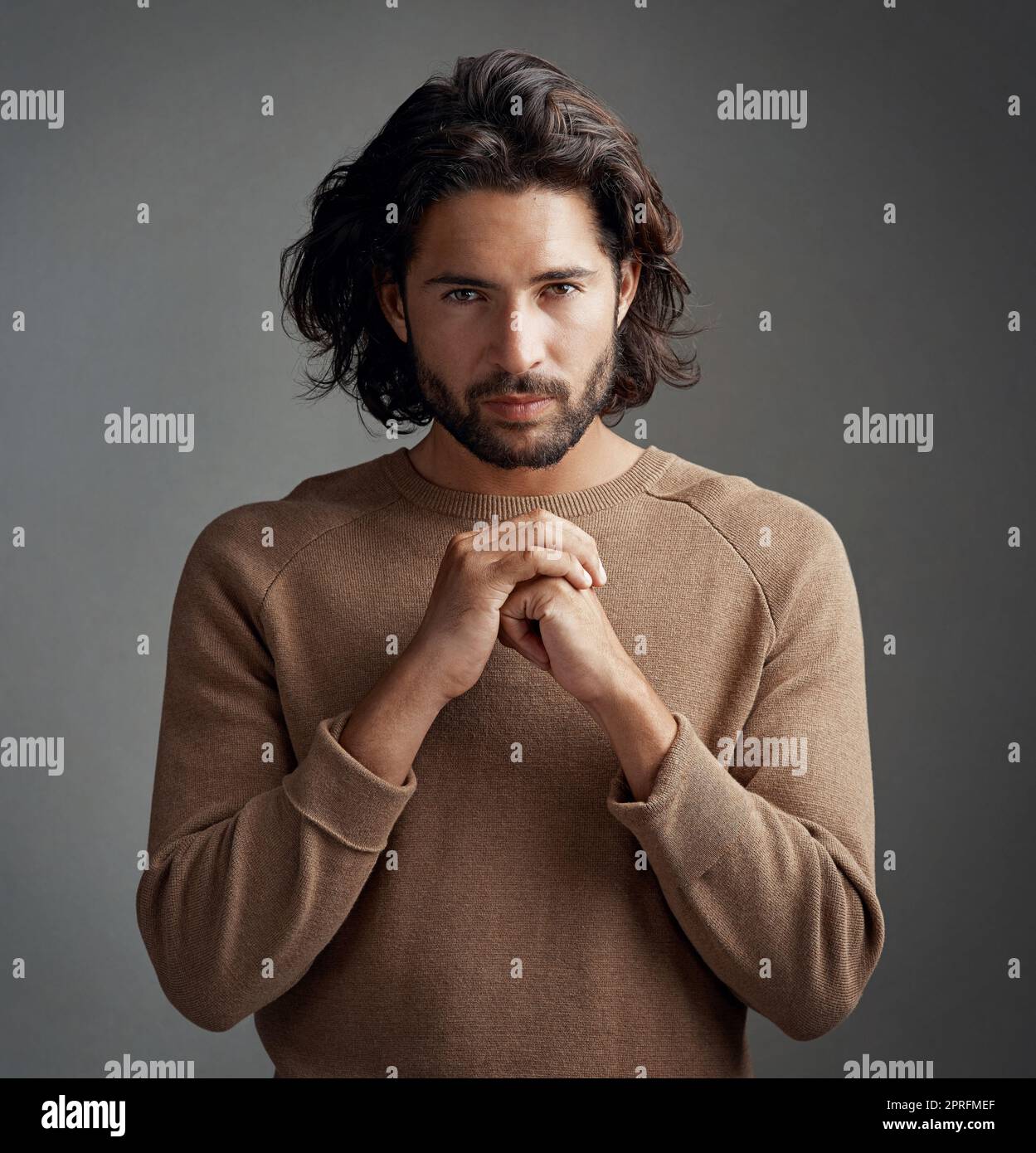 The portrait of a praying man hi-res stock photography and images - Alamy