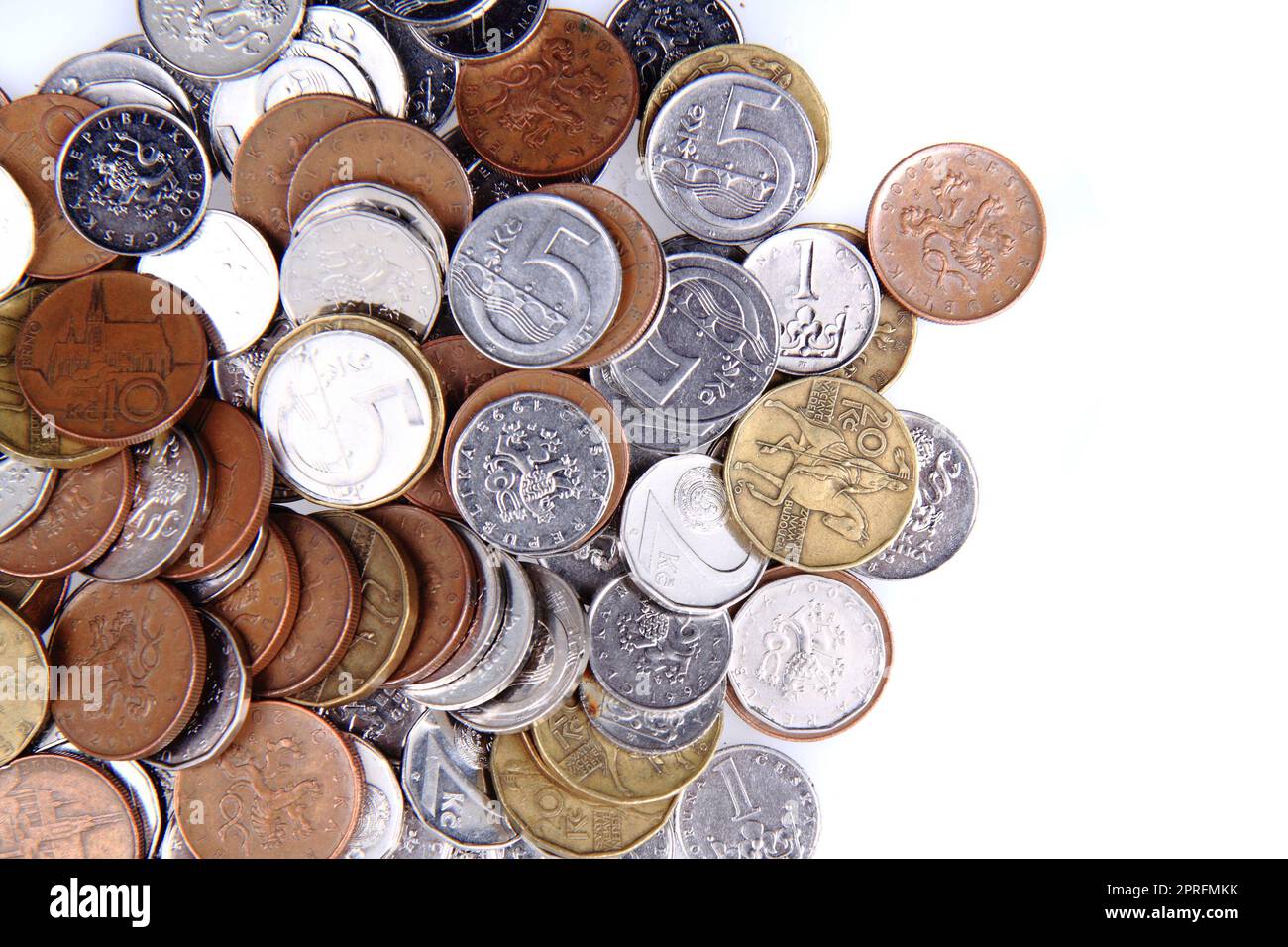 czech koruna money texture as nice background Stock Photo - Alamy