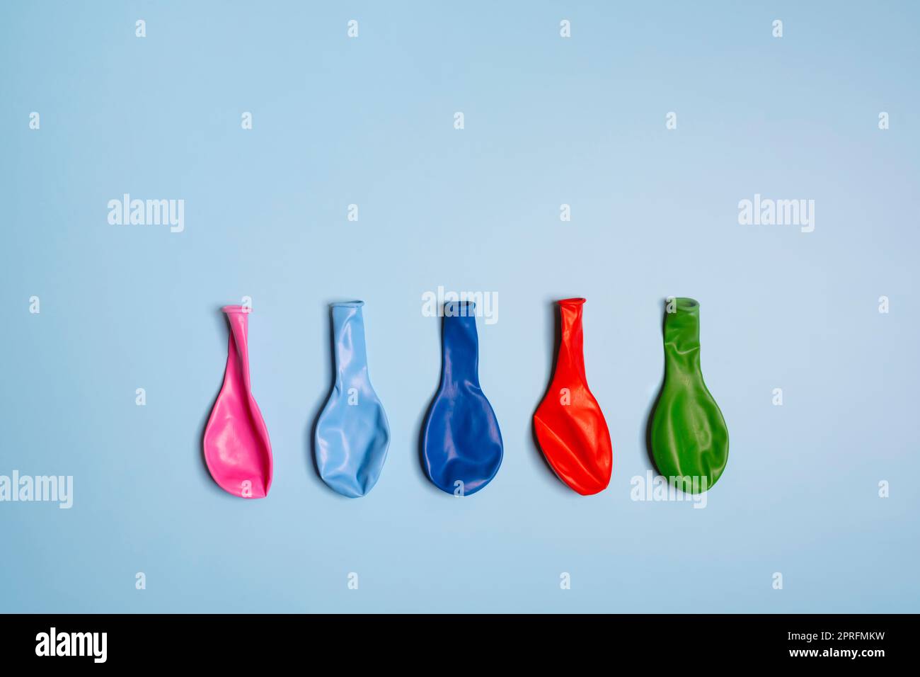 colorful deflated balloons Stock Photo - Alamy