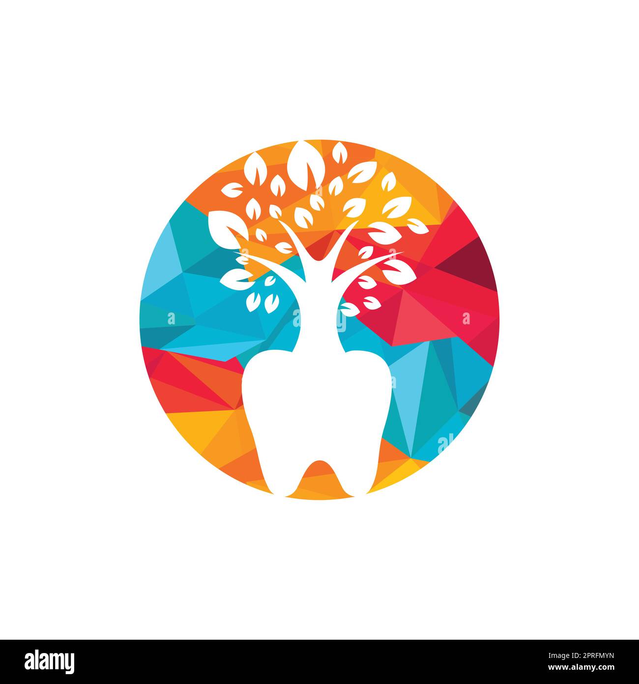Dental tree vector logo design template. Dental tree vector logo ...