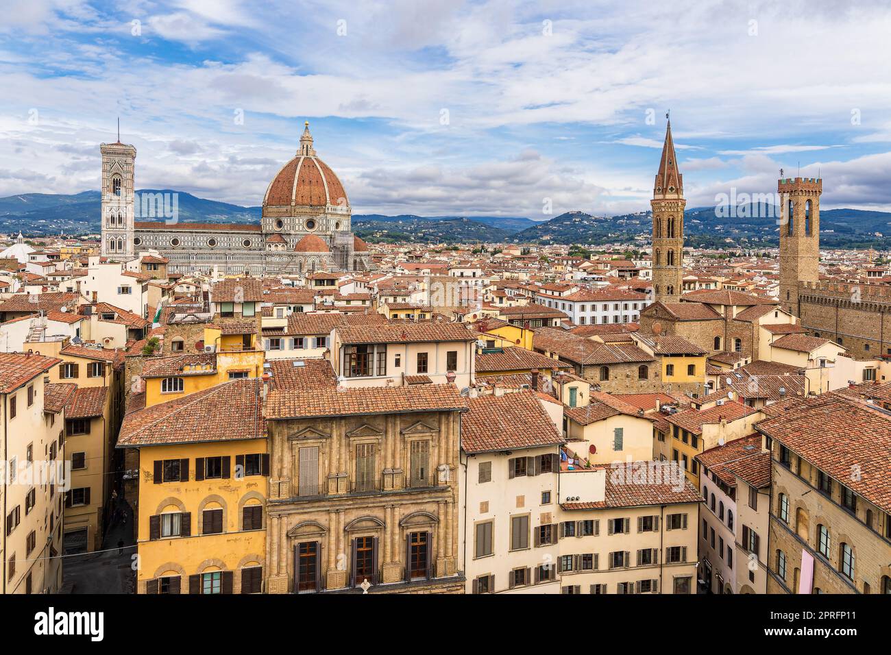 View over the city of florence hi-res stock photography and images - Alamy