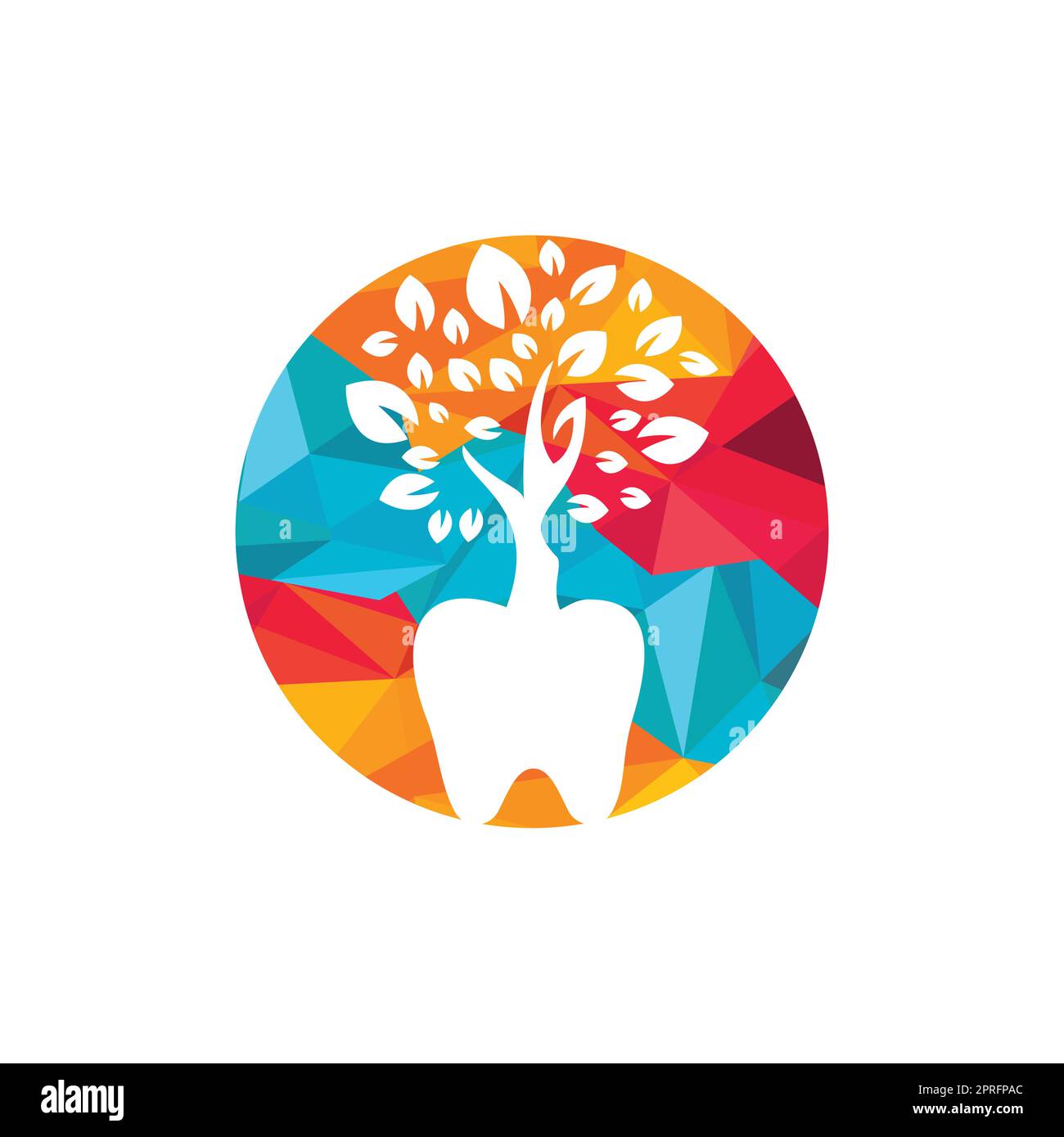 Dental tree vector logo design template. Dental tree vector logo ...