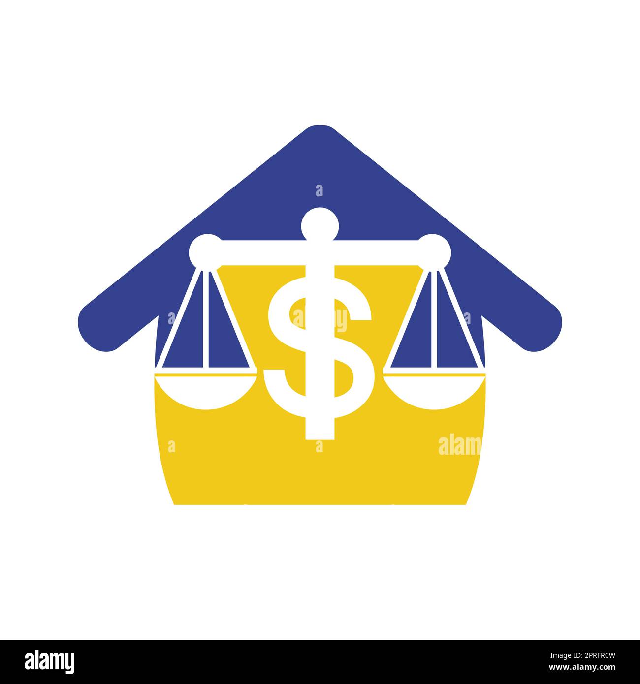 Money scale vector logo design. Dollar balance finance logo concept ...