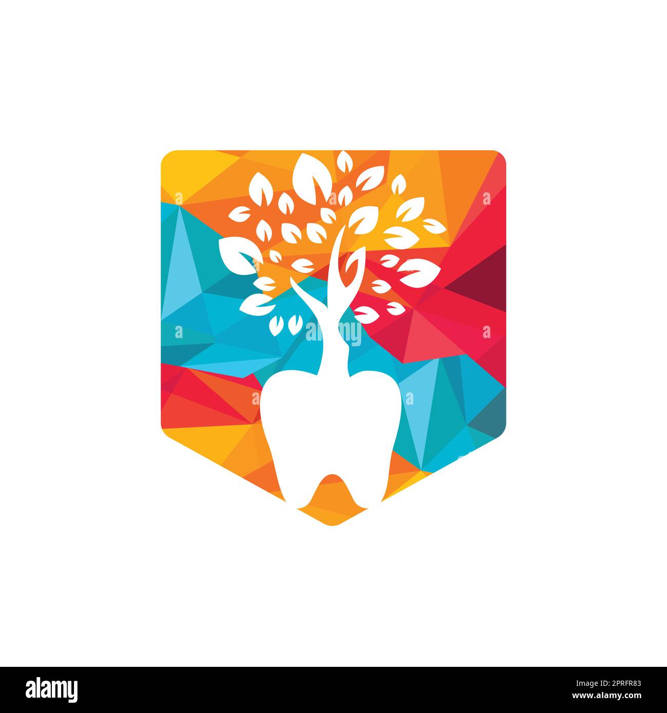 Dental tree vector logo design template. Dental tree vector logo ...