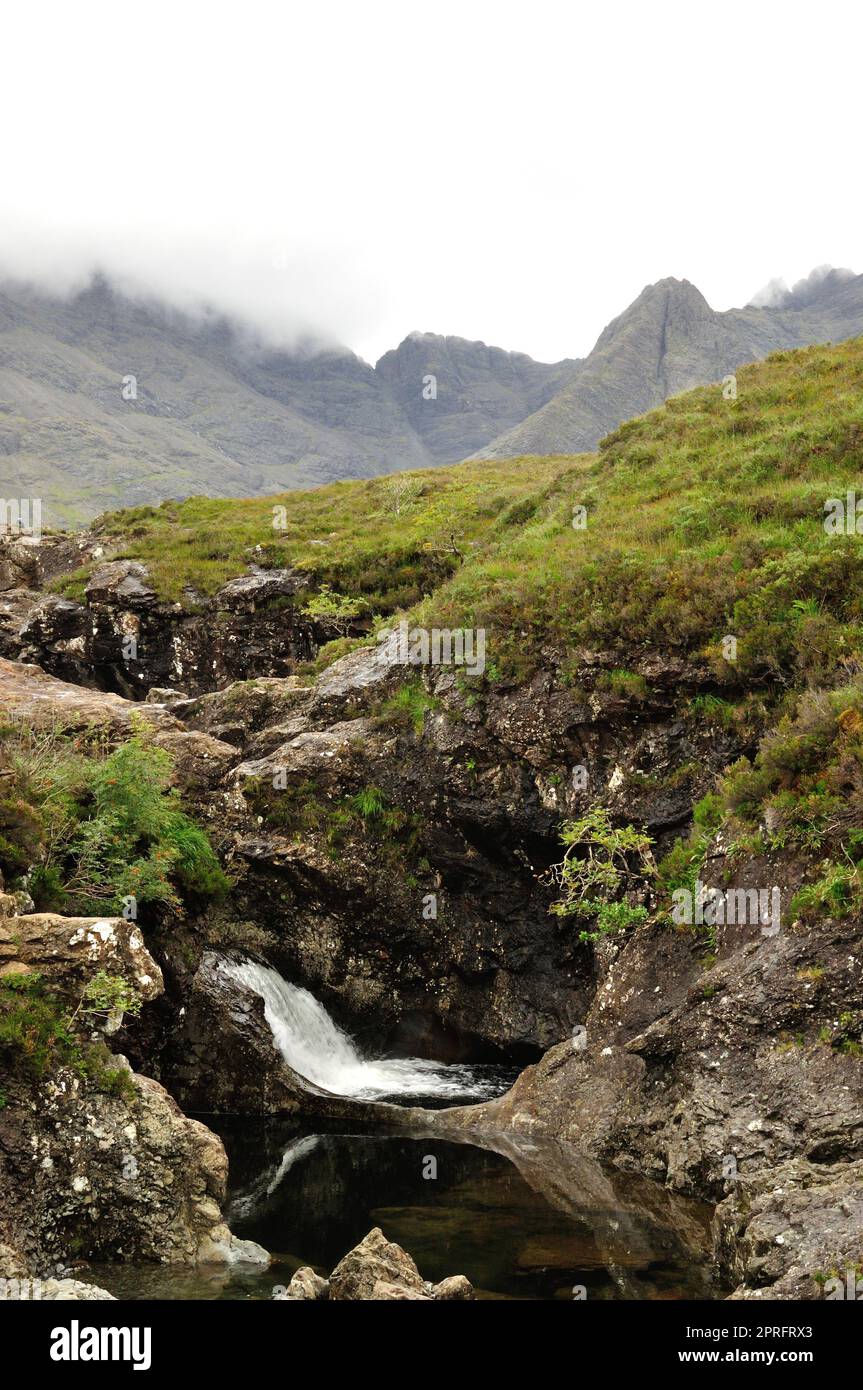 Auf der Isle of Sky sind die Ferry Pools ein beliebter Ausflugsort ...